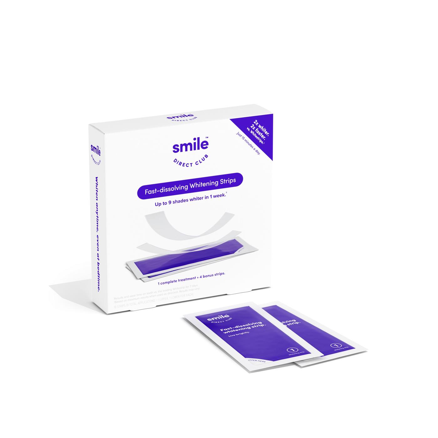 Smile Direct Club Dissolving Whitening Strips - Shop Whiteners at H-E-B