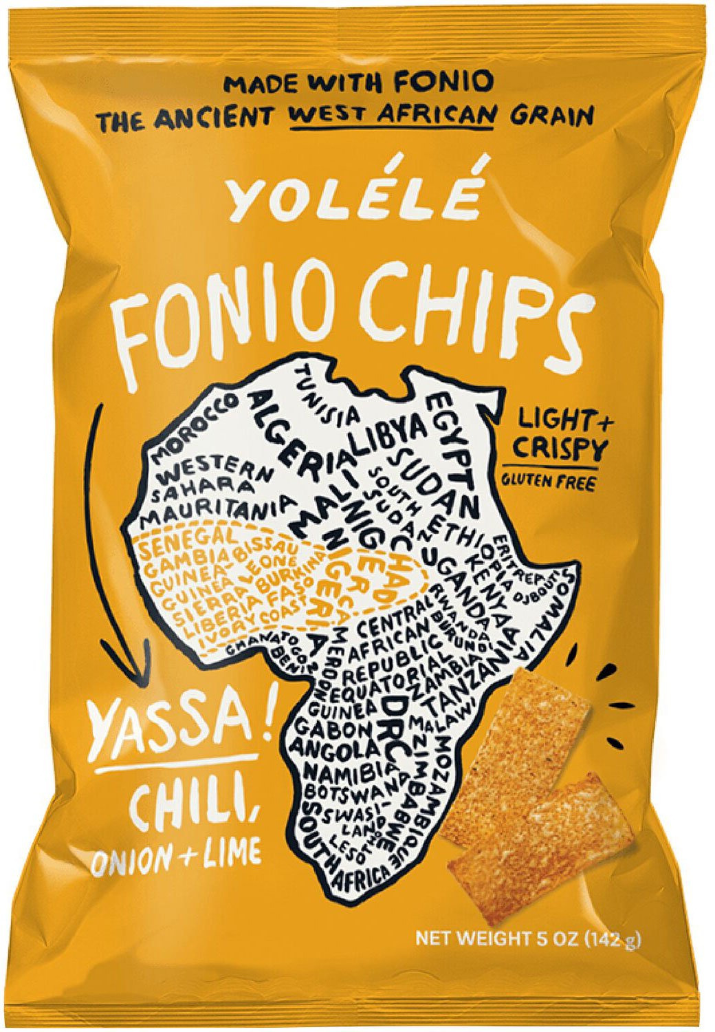 Yolele Fonio Yassa Chili Onion Lime Chips, 5 oz | Central Market ...