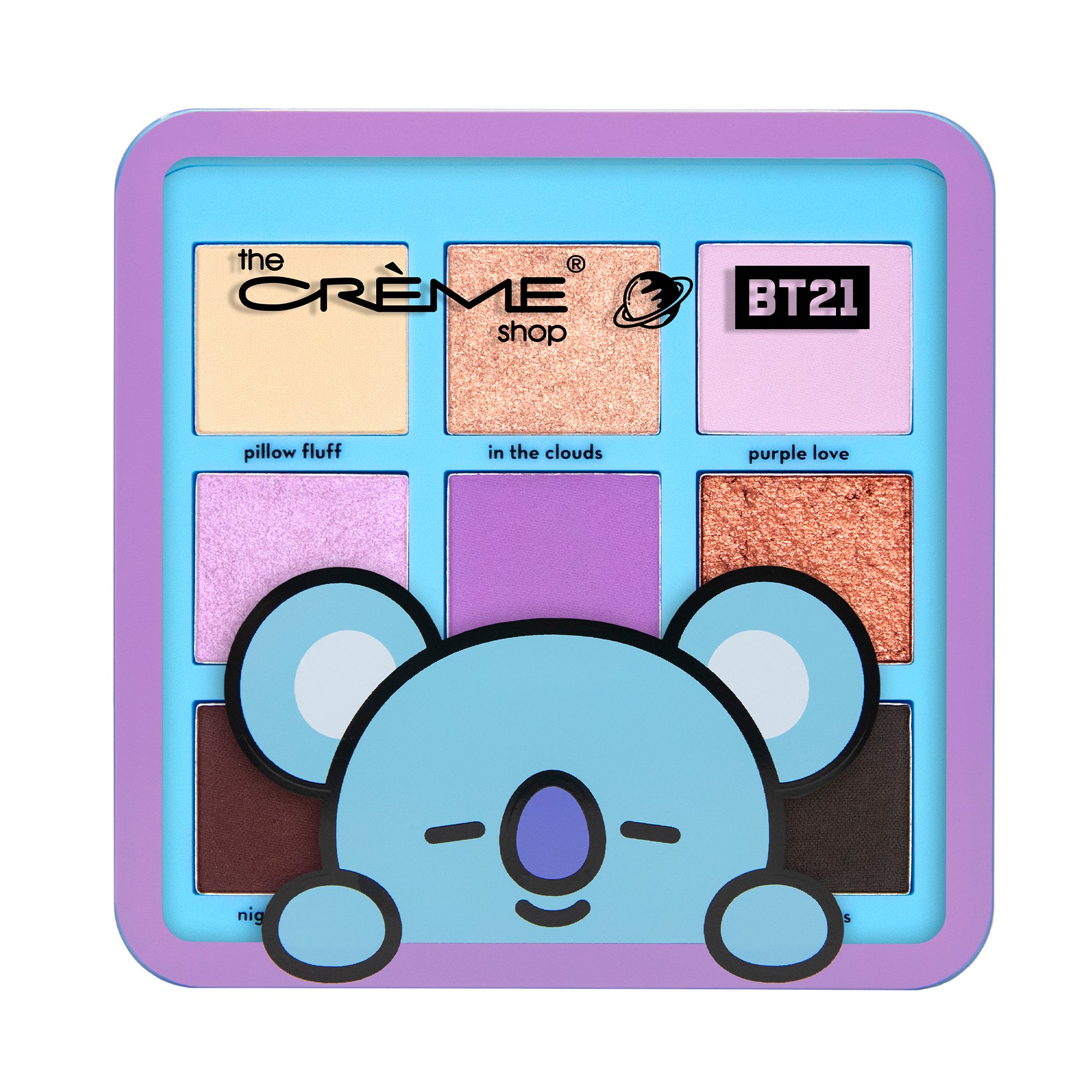 The Crème Shop BT21 Purple Love Eyeshadow Palette Koya - Shop Makeup ...