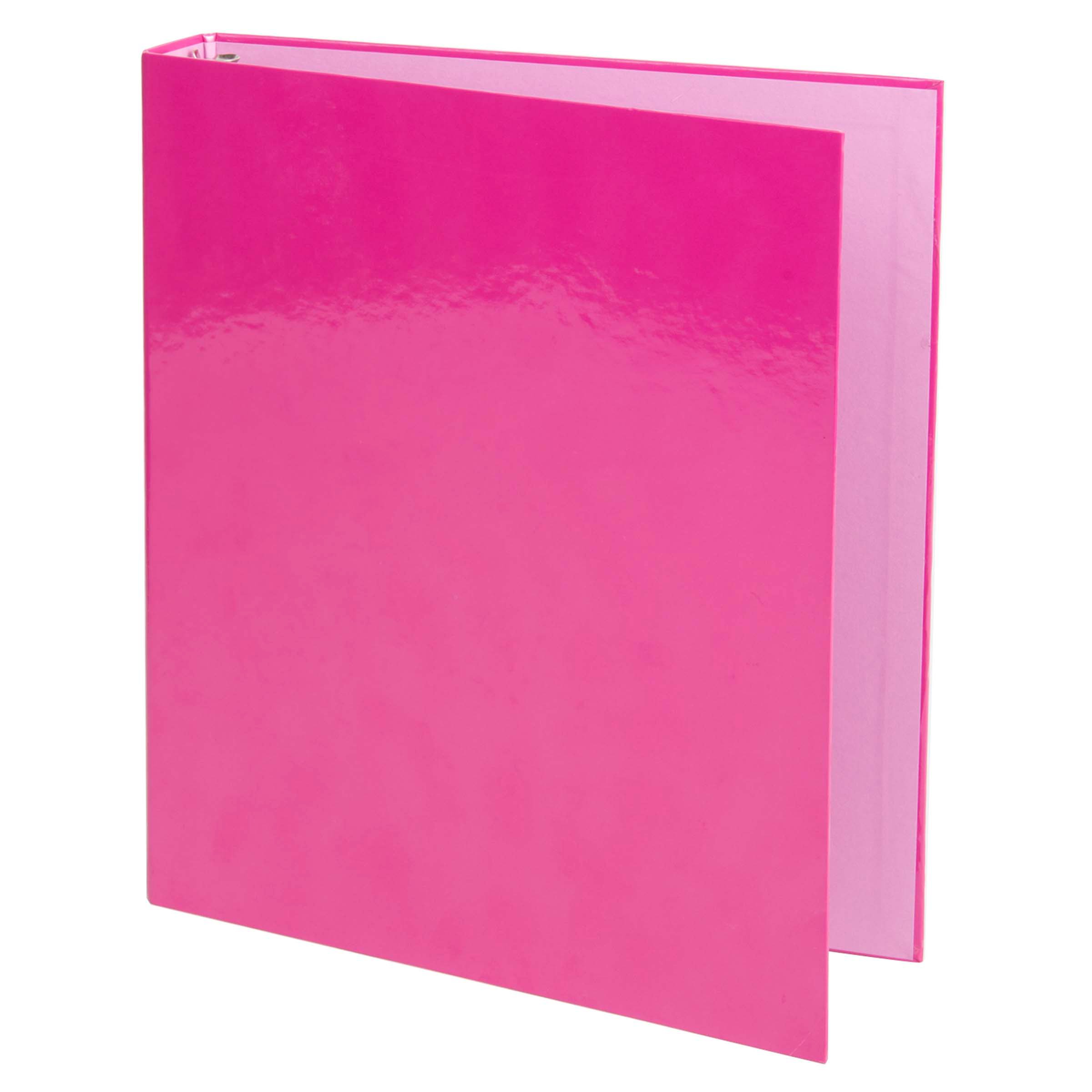 Kittrich 3 Ring Fashion Binder-Pink Neon - Shop Binders at H-E-B