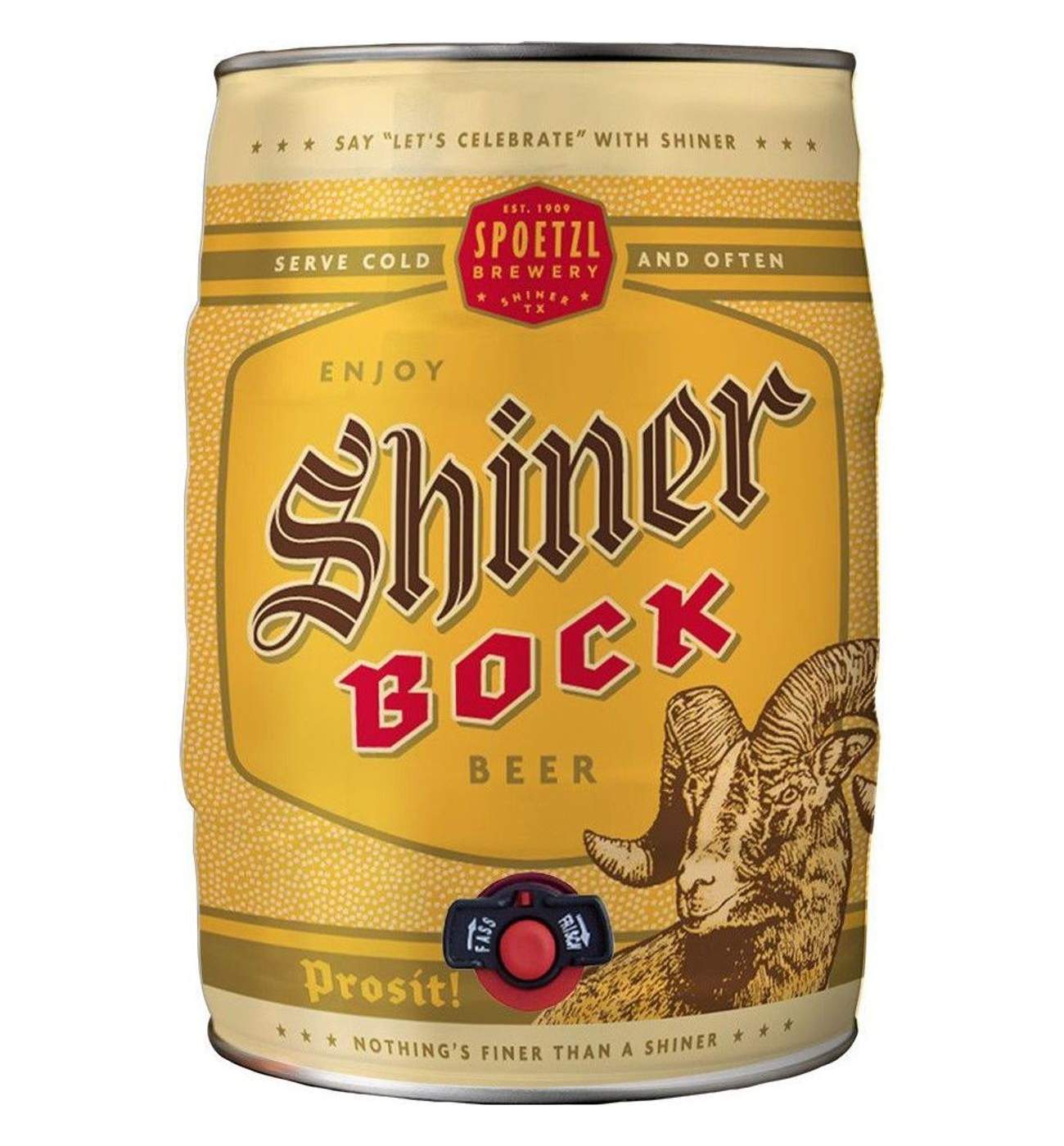 Shiner Bock Keg - Shop Beer at H-E-B