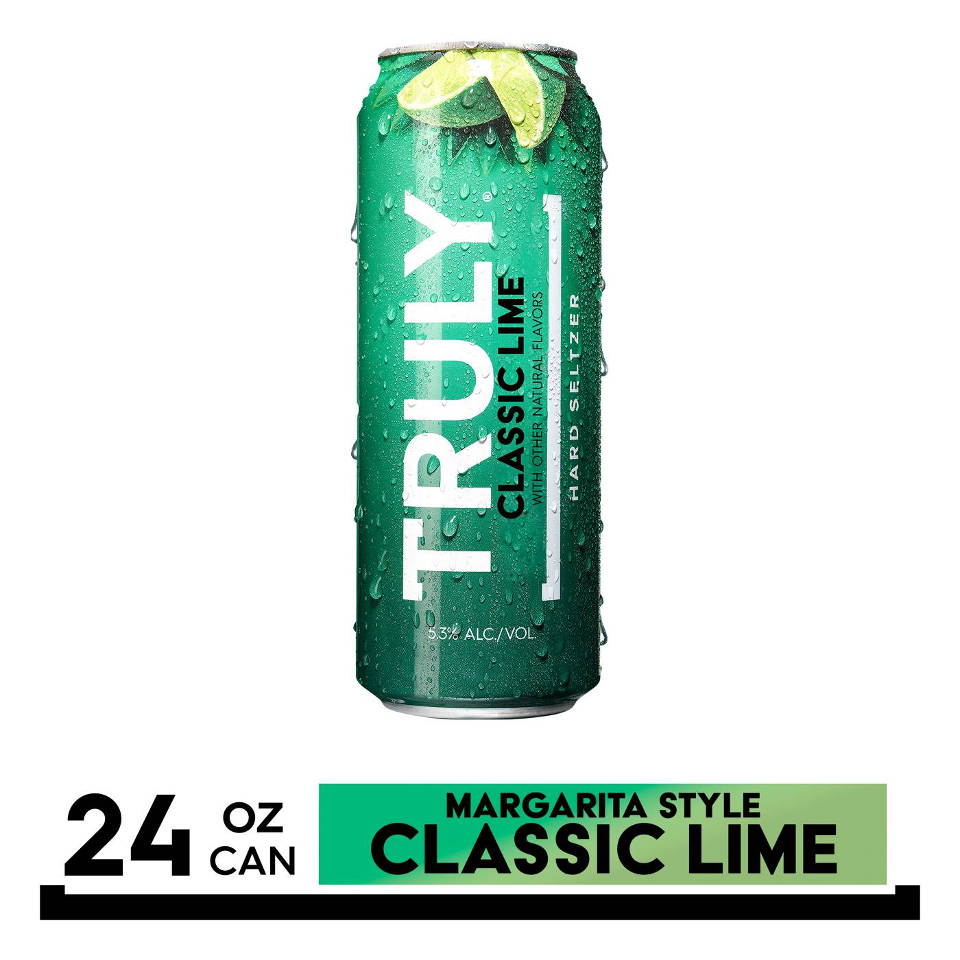 Truly Classic Lime Margarita Style Hard Seltzer - Shop Malt beverages ...