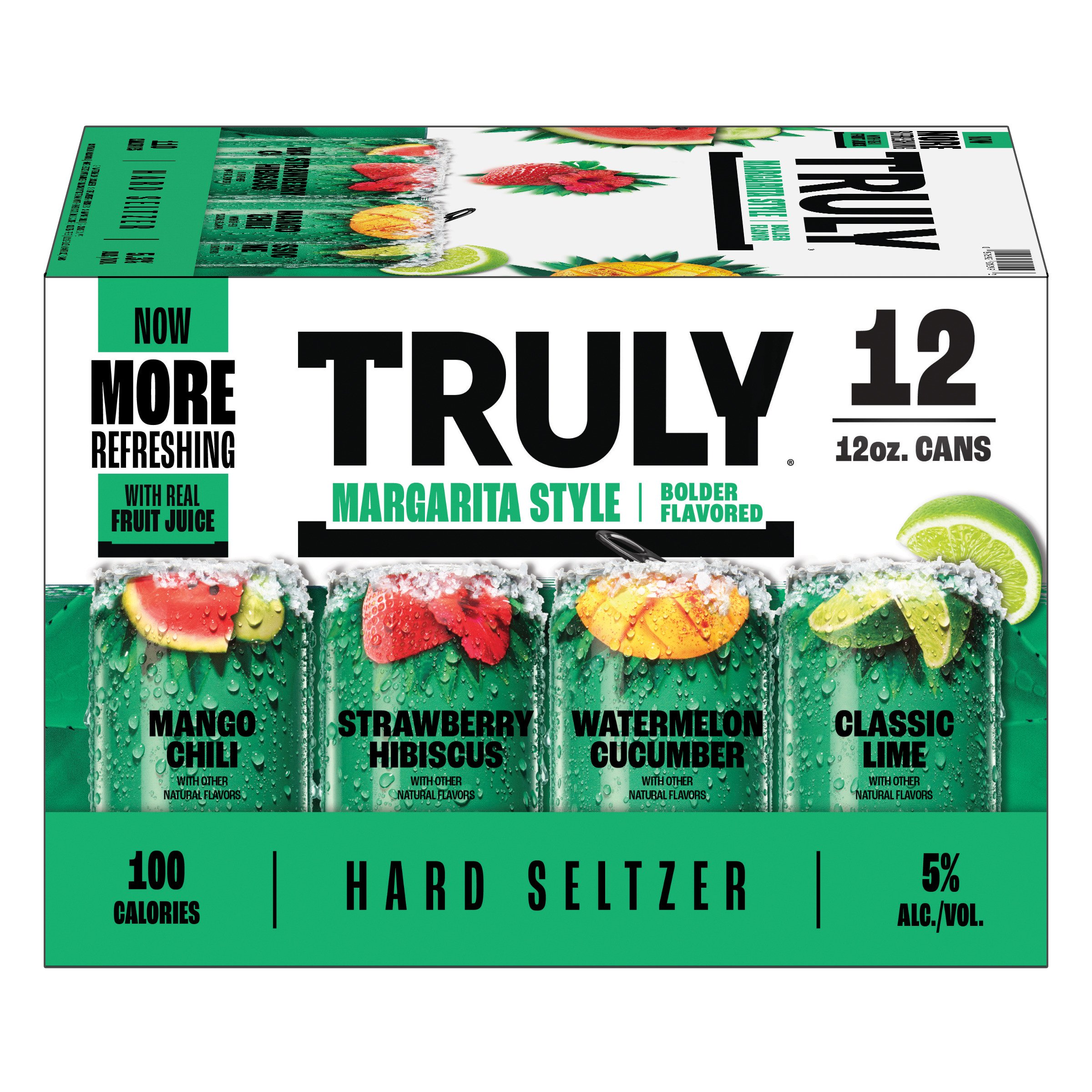 Truly Hard Seltzer Margarita Style Variety Mix Pack 12 pk Cans - Shop ...