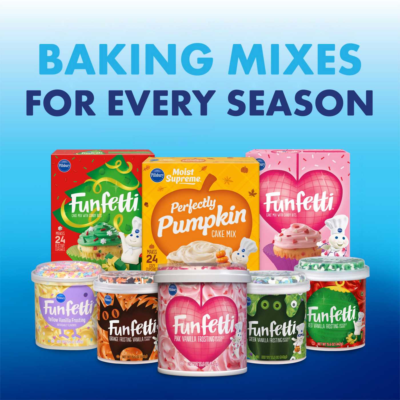 Pillsbury Funfetti Spring Cake Mix with Candy Bits - Shop Baking mixes ...