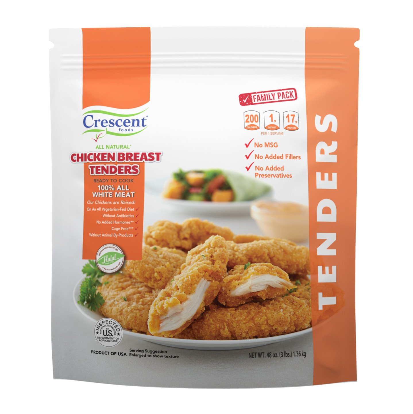Crescent Foods Halal Chicken Breast Tenders - Shop Chicken at H-E-B