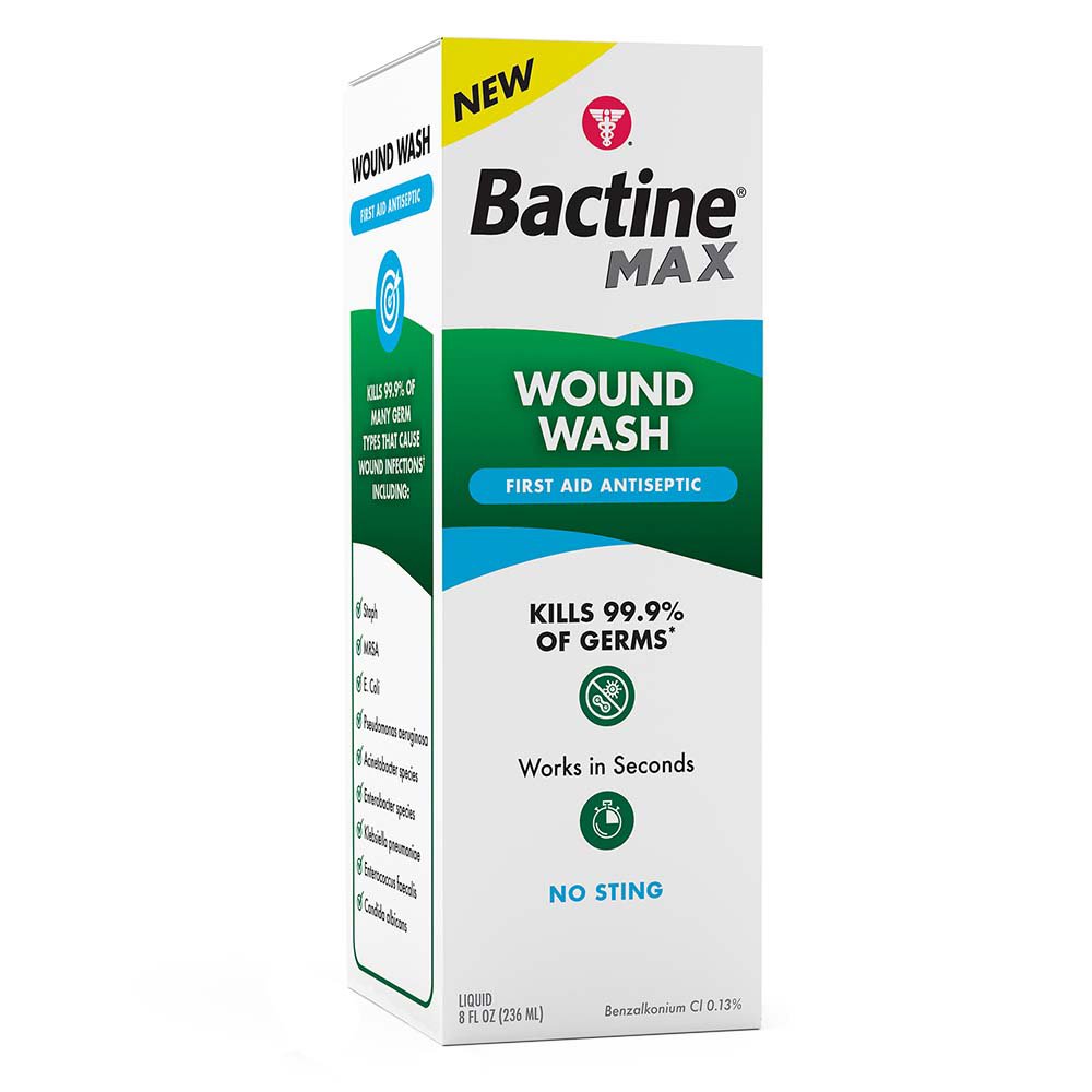 Bactine Max Wound Wash - Shop Antiseptics & antibiotics at H-E-B