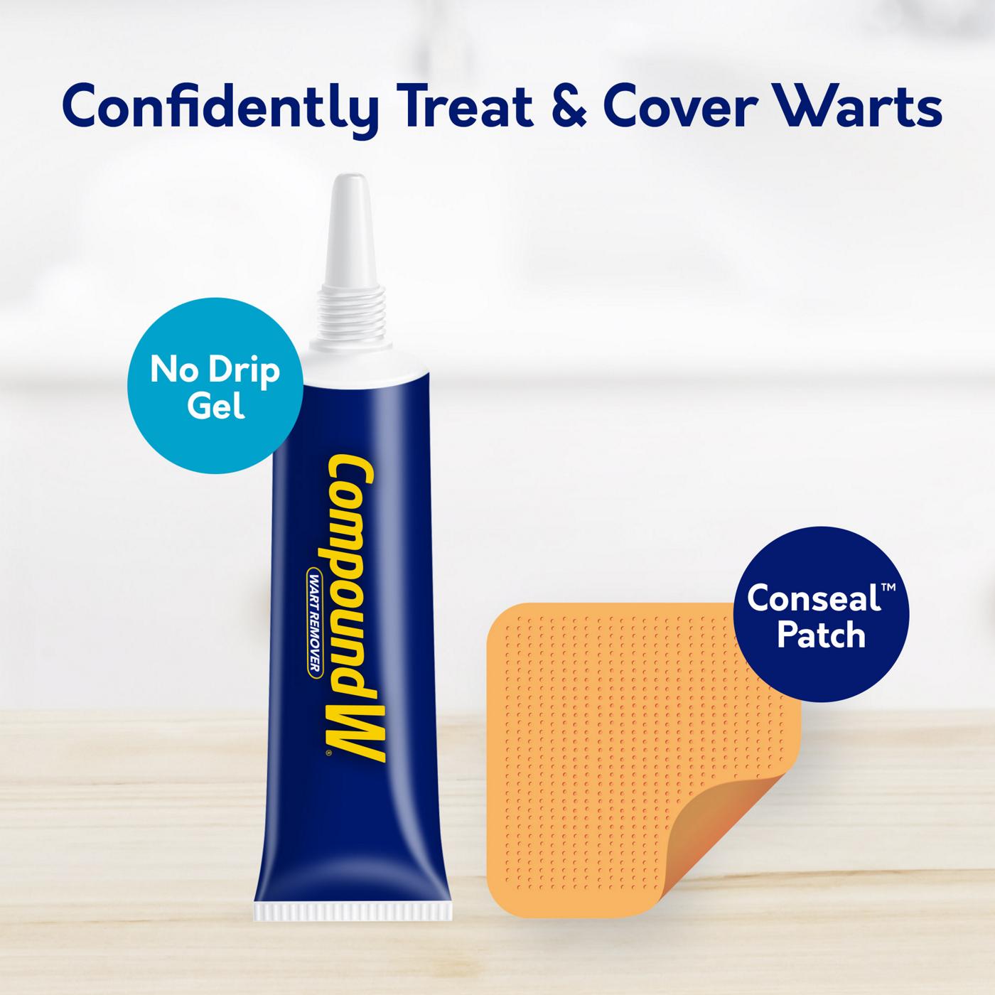 Compound W Gel Wart Remover + ConSeal Patches - Shop Skin & scalp ...