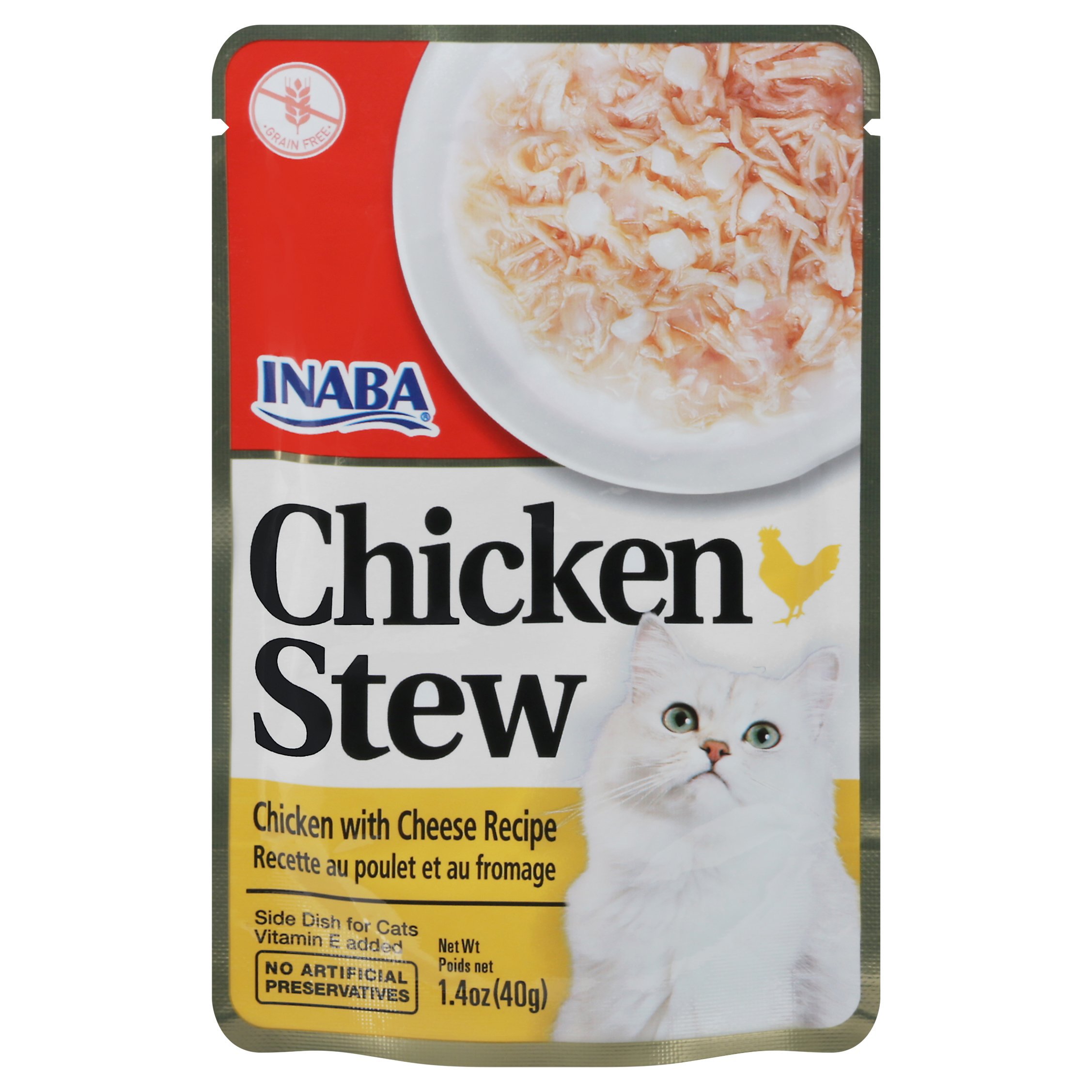 Inaba Chicken & Cheese Recipe Chicken Stew Wet Cat Food - Shop Food at ...