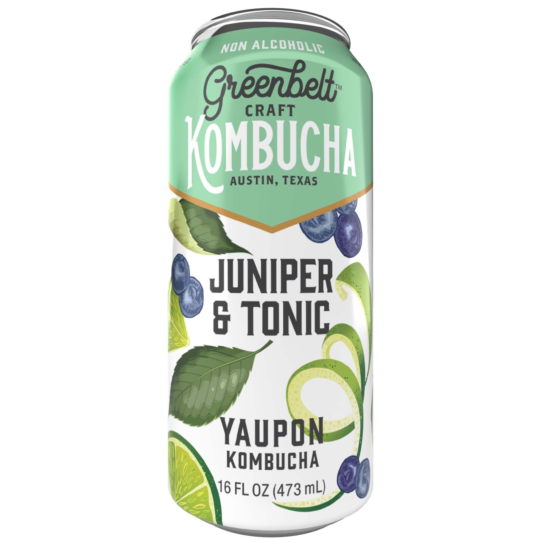 Greenbelt Juniper & Tonic Craft Kombucha - Shop Tea at H-E-B