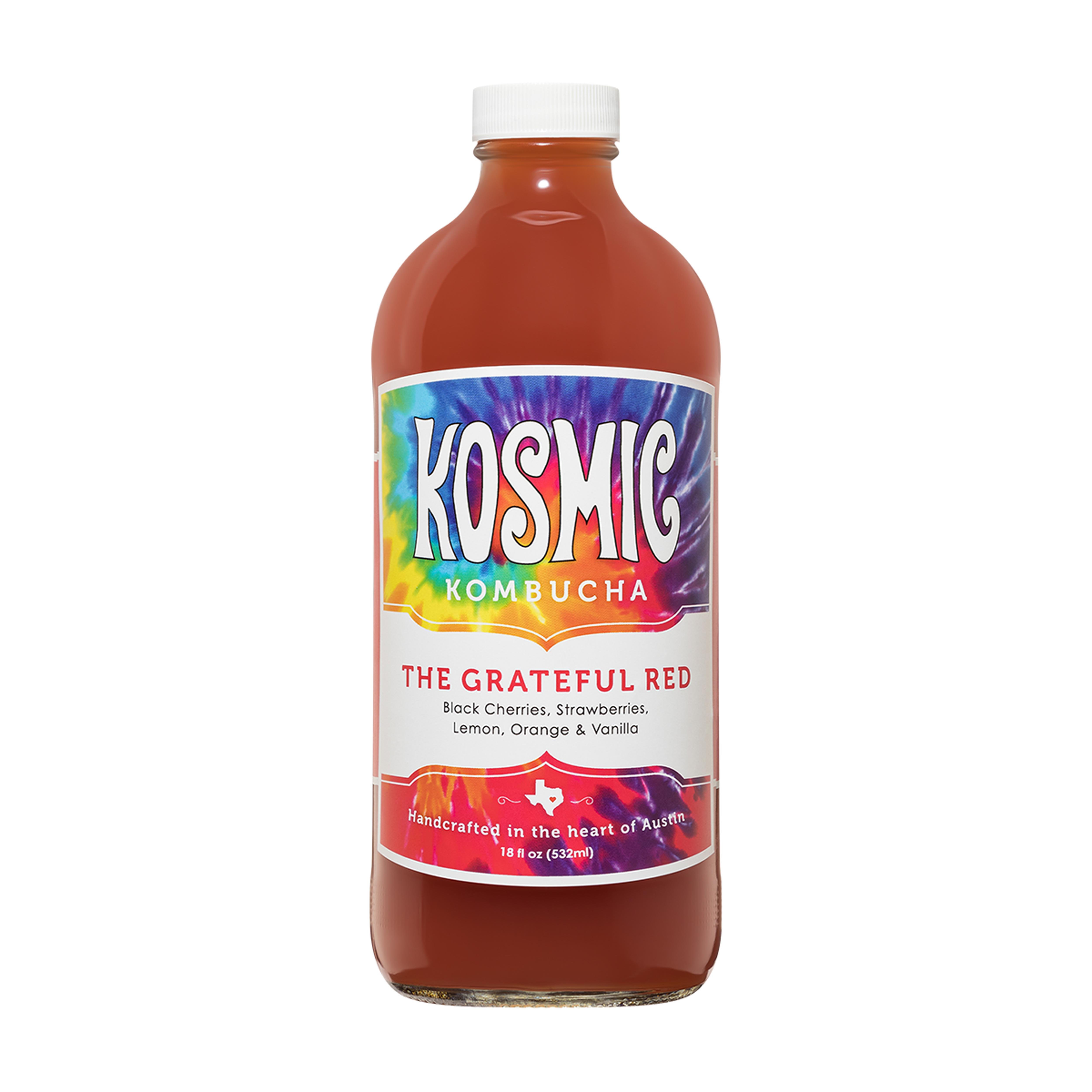 Kosmic Kombucha The Grateful Red Kombucha - Shop Tea at H-E-B