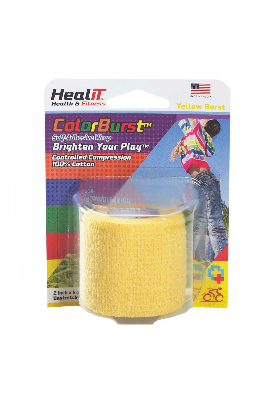 Heal It ColorBurst Self-Adhesive Compression Wrap - Assorted Colors ...