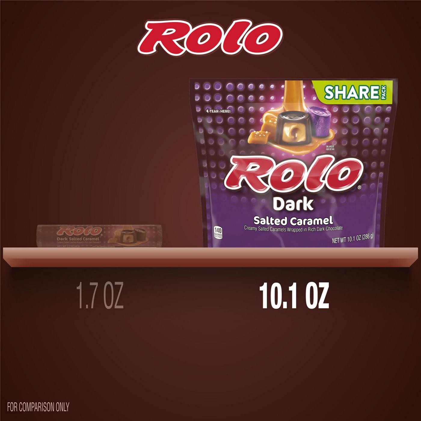 Rolo Dark Salted Caramel Chocolate Candy - Share Pack - Shop Candy at H-E-B
