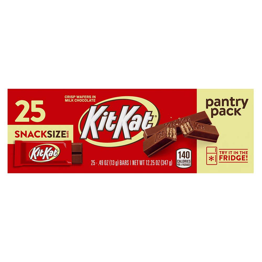 Kit Kat Milk Chocolate Snack Size Candy Bars - Pantry Pack - Shop Candy ...