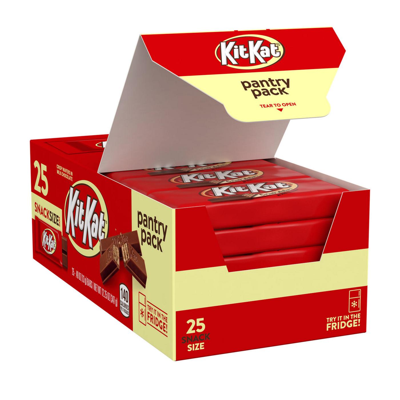 Kit Kat Milk Chocolate Snack Size Candy Bars - Pantry Pack - Shop Candy ...