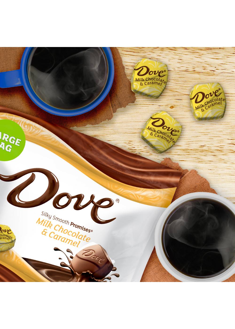 Dove Promises Milk Chocolate & Caramel Candy - Shop Candy at H-E-B