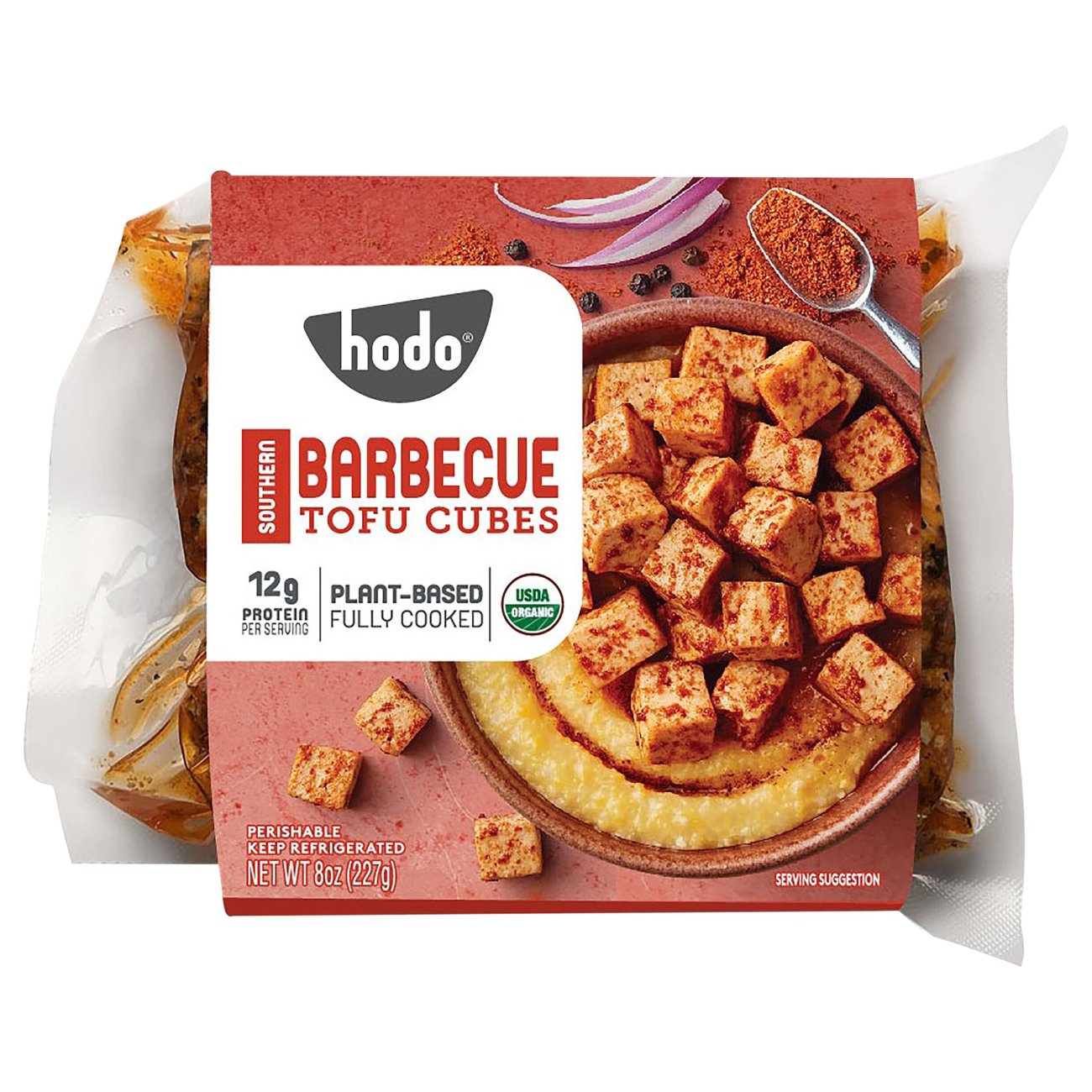 Hodo Southern Barbecue Tofu Cubes - Shop Tofu & Meat Alternatives at H-E-B