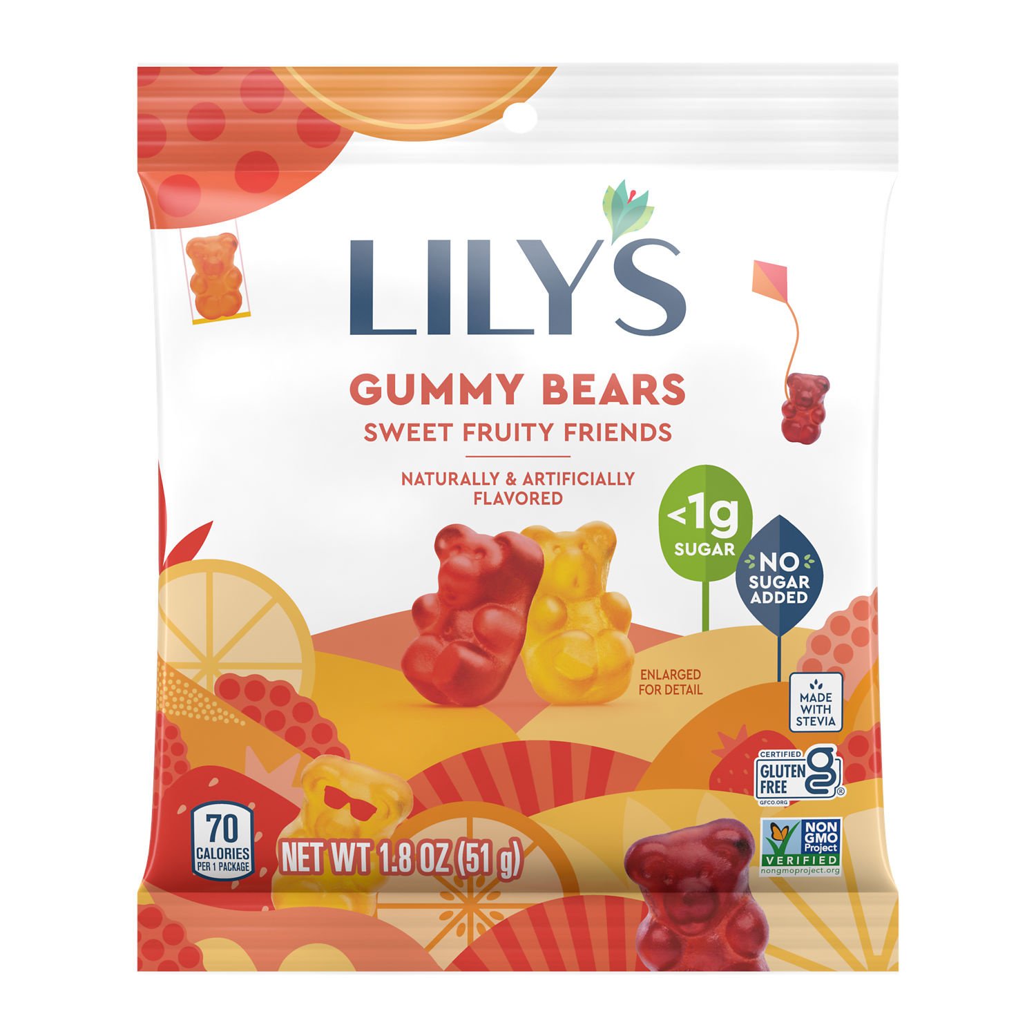 Lily's Sweet Fruity Friends Gummy Bears - Shop Candy at H-E-B