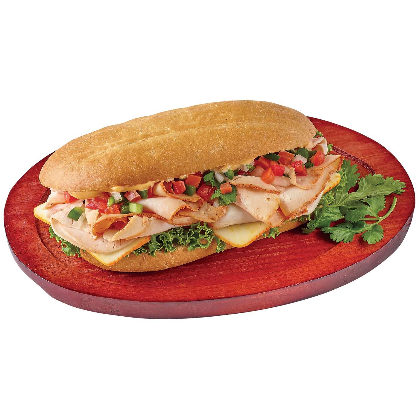 Hill Country Fare Turkey & Muenster Cheese Torta - Shop Sandwiches at H-E-B