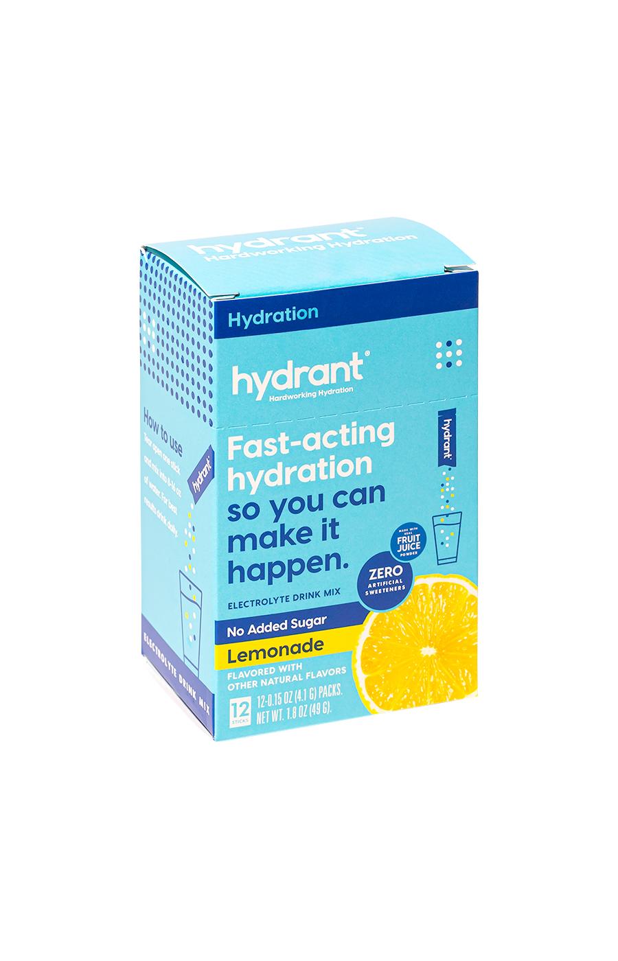 Hydrant Electrolyte Drink Mix No Added Sugar Lemonade - Shop Mixes ...