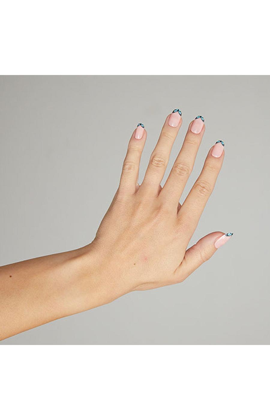 Diosa Flora's Monarch Artificial Nails - Blue Butterflies - Shop Nail ...