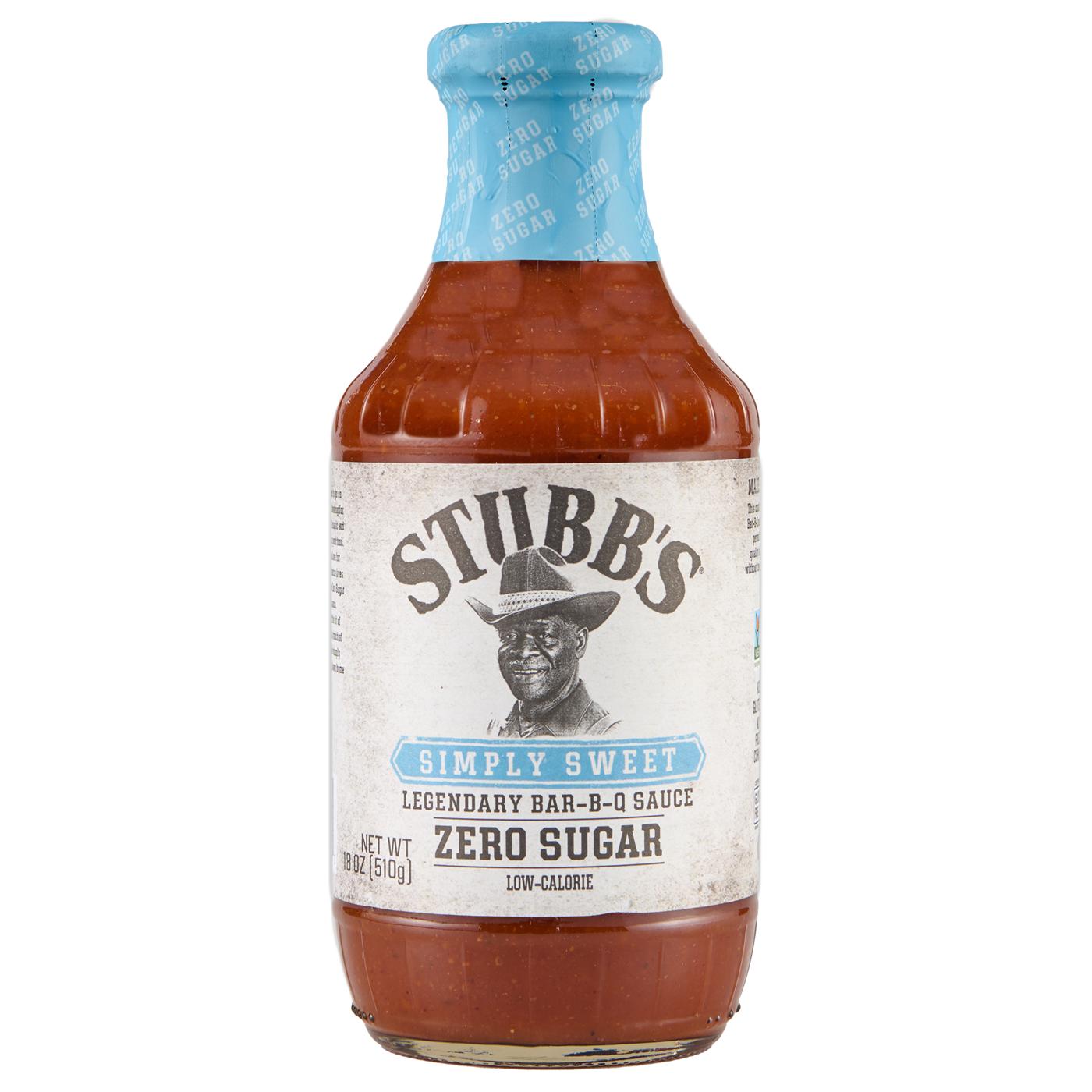 Stubb's Zero Sugar Simply Sweet Legendary Bar-B-Q Sauce - Shop Barbecue ...