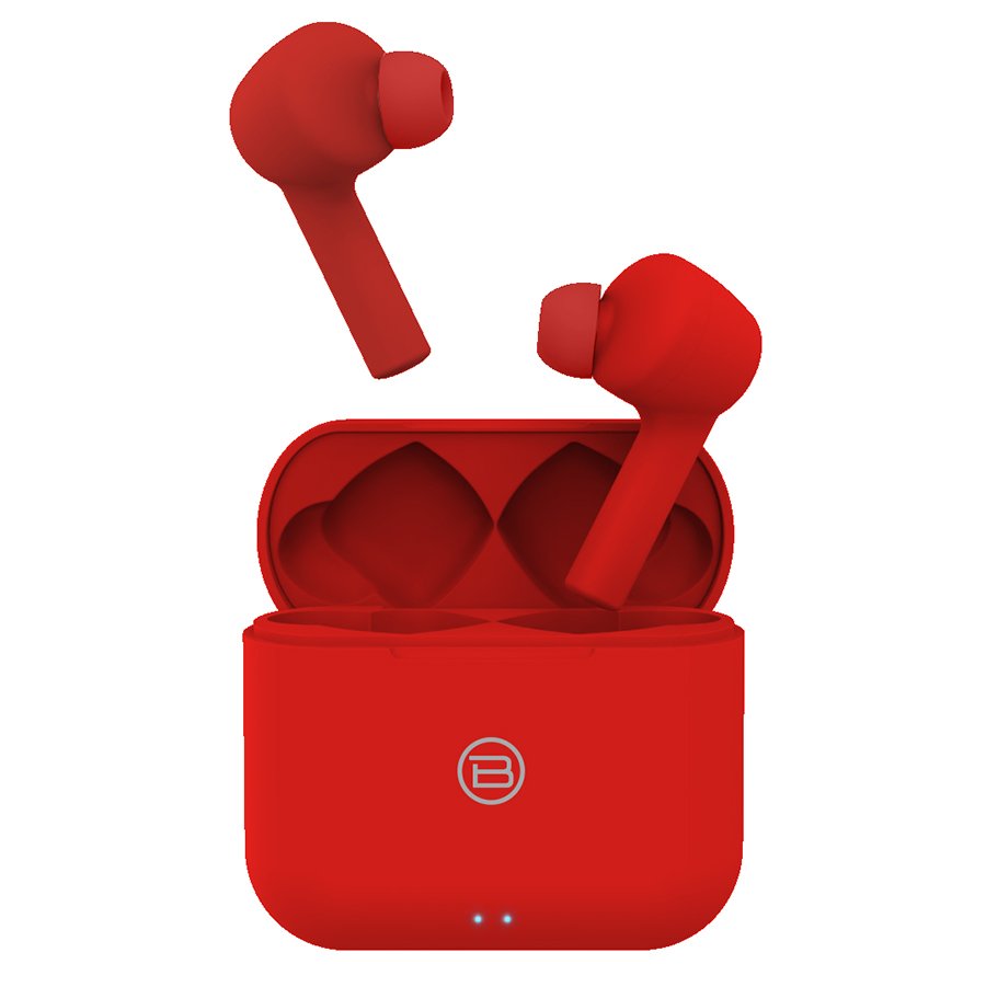 Biconic Focus True Wireless Earbuds with Charging Case - Red - Shop ...