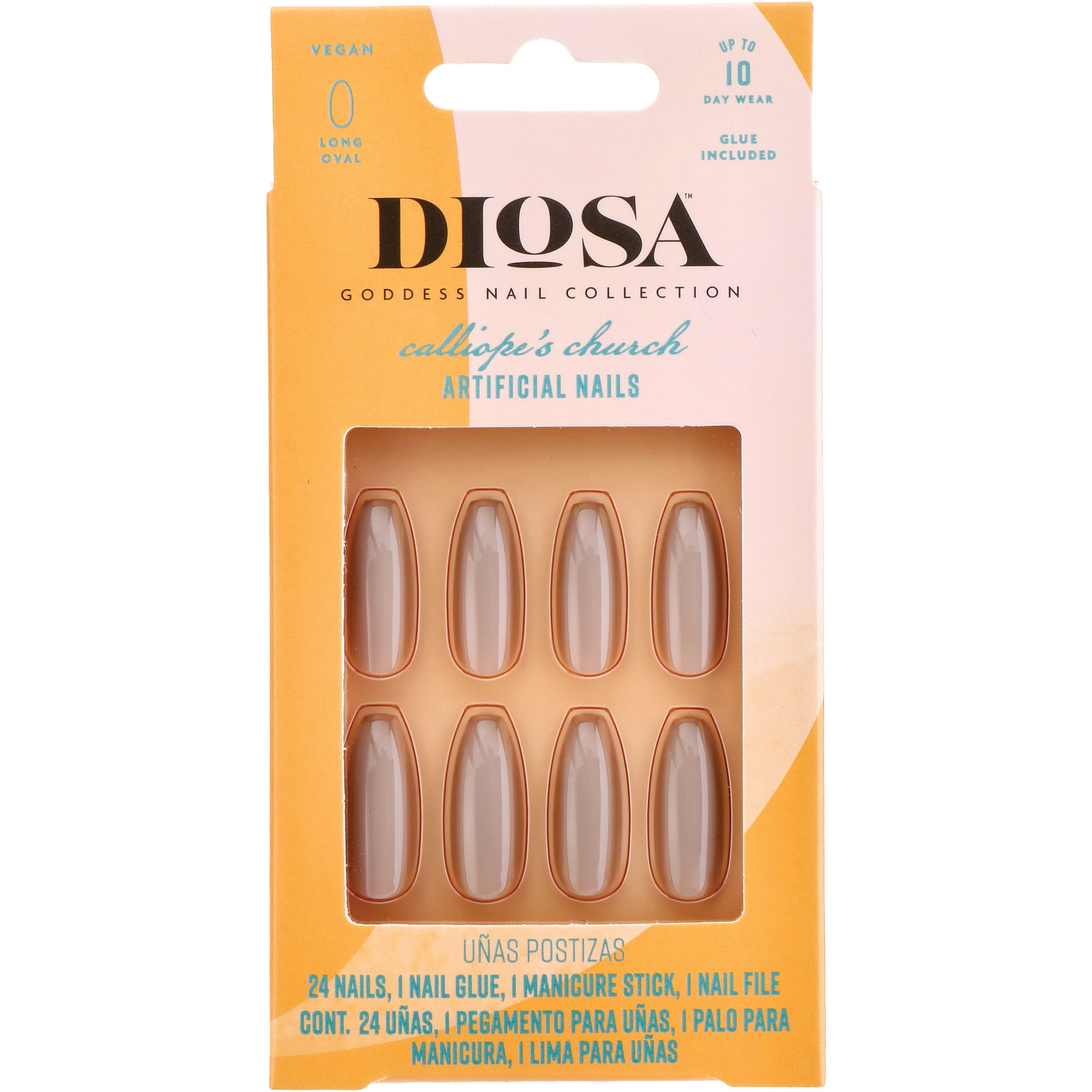 Diosa Calliope's Church Artificial Nails - Classic Taupe - Shop Nail ...