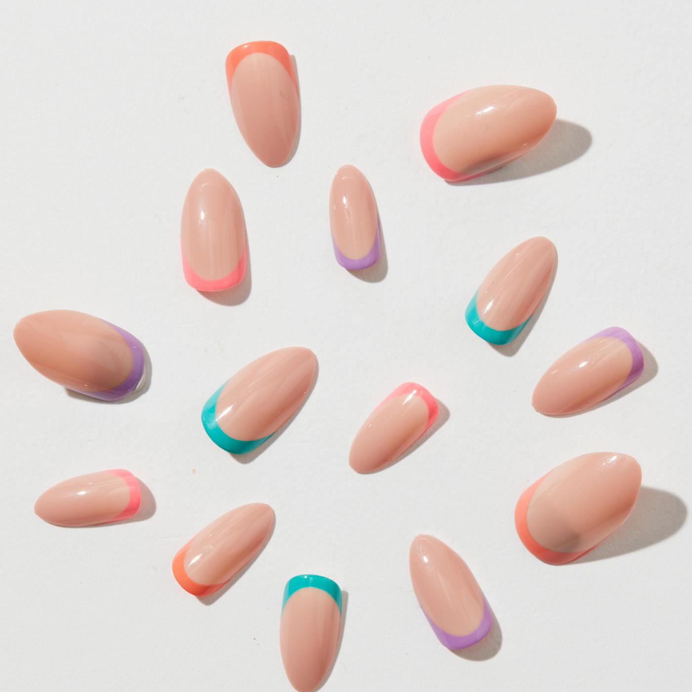 Diosa Ziva's Surprise Party Artificial Nails - Multicolor Reverse ...