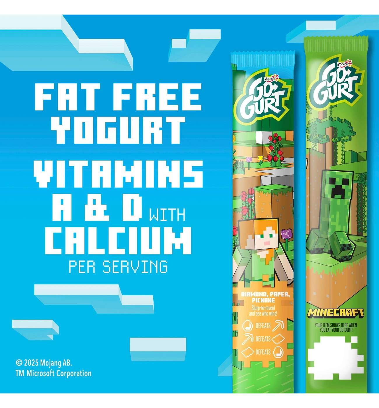 Yoplait GoGurt Low-Fat Strawberry Ice Castle & Vanilla Flurries Yogurt Tubes Value Pack - Shop ...