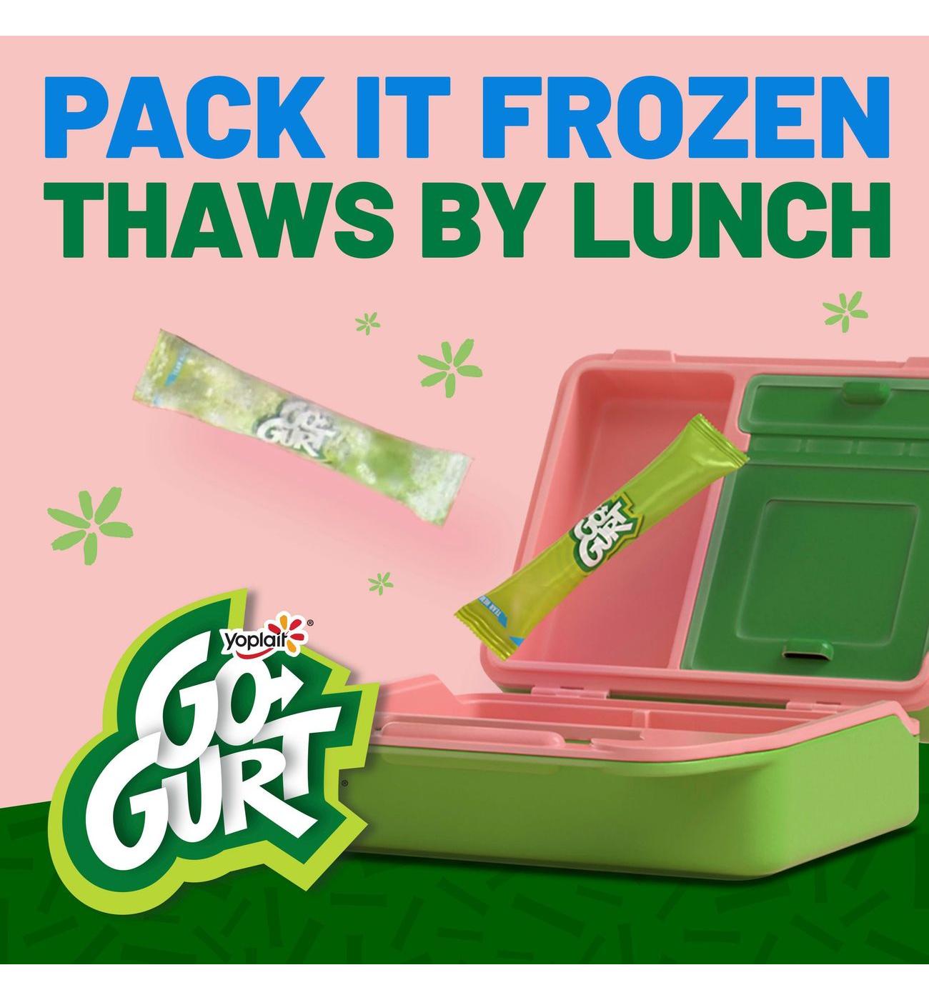 Yoplait GoGurt Low-Fat Strawberry Splash and Cool Cotton Candy Yogurt Tubes Value Pack - Shop ...