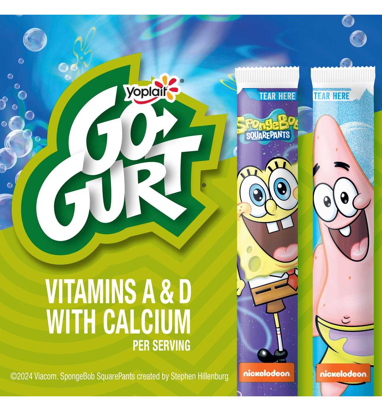 Yoplait GoGurt Low-Fat Strawberry Splash and Cool Cotton Candy Yogurt Tubes Value Pack - Shop ...