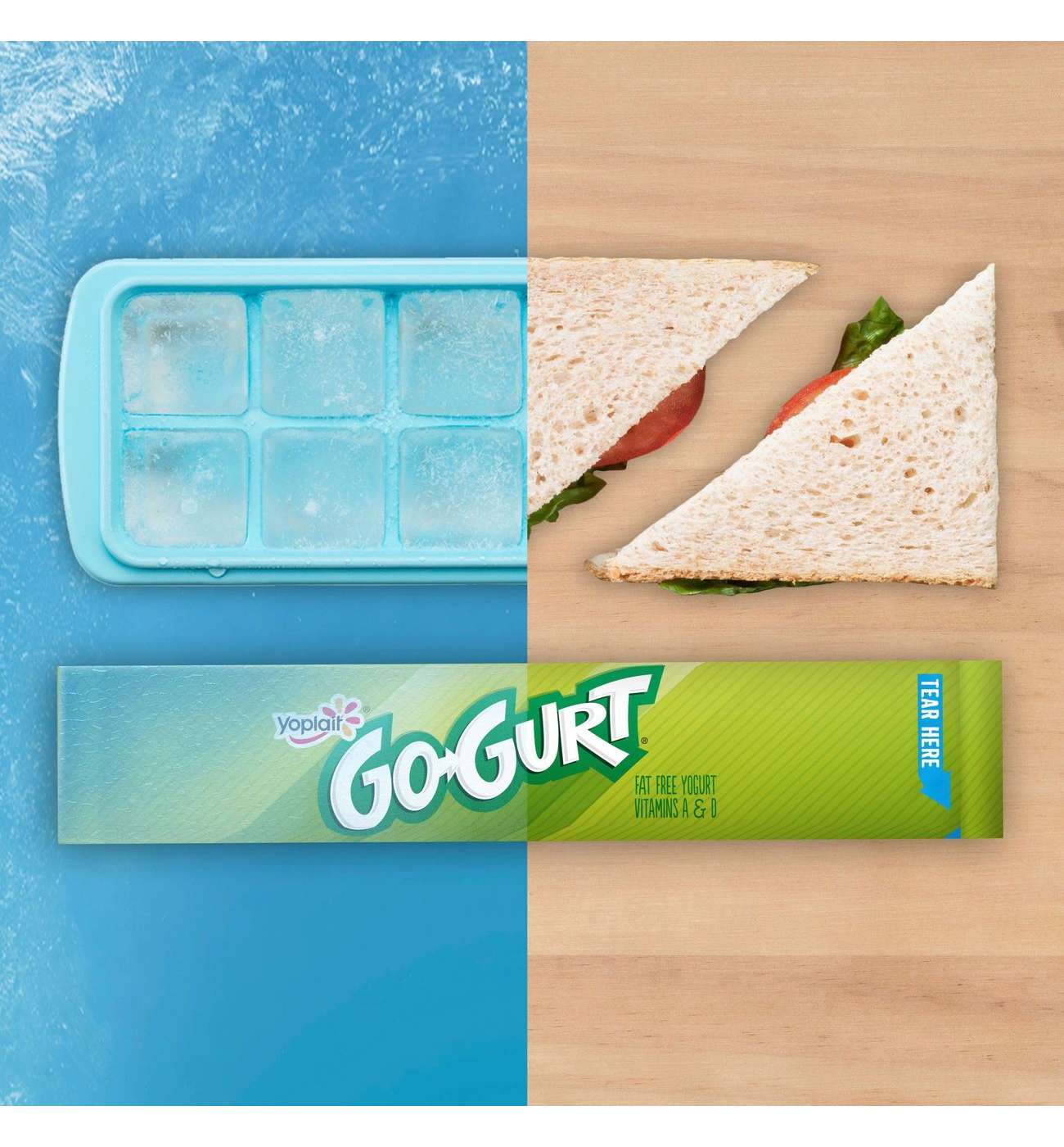 Yoplait GoGurt Low-Fat Strawberry Banana Sparkle & Raspberry Rainbows Yogurt Tubes - Shop Yogurt ...