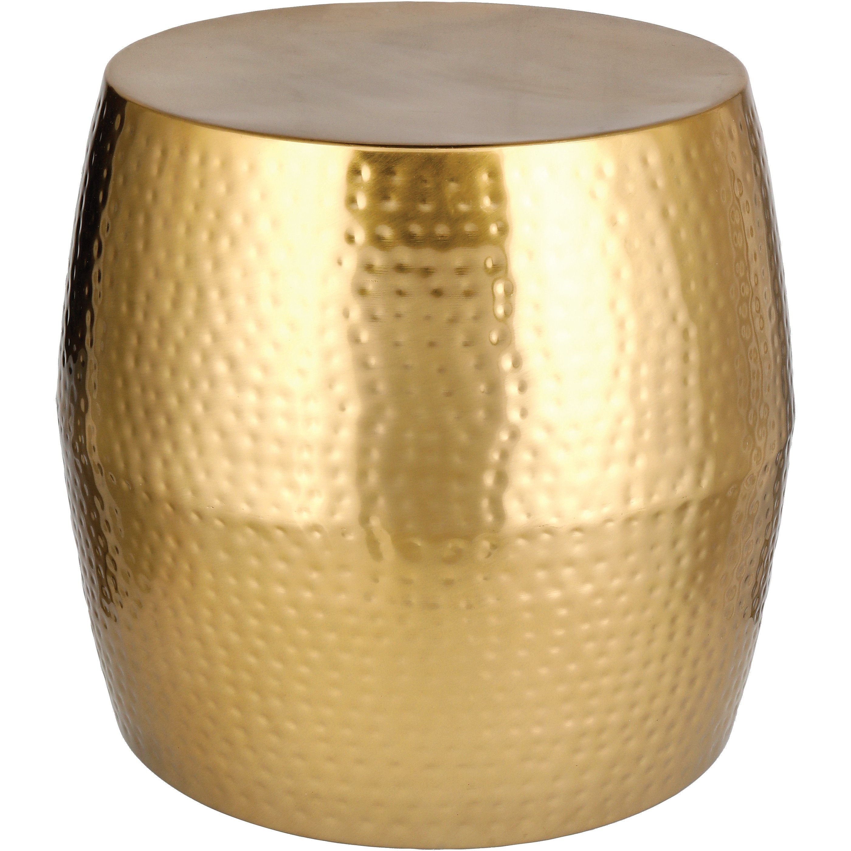 Haven + Key Round Dimpled Metal Accent Table - Gold - Shop Seasonal ...