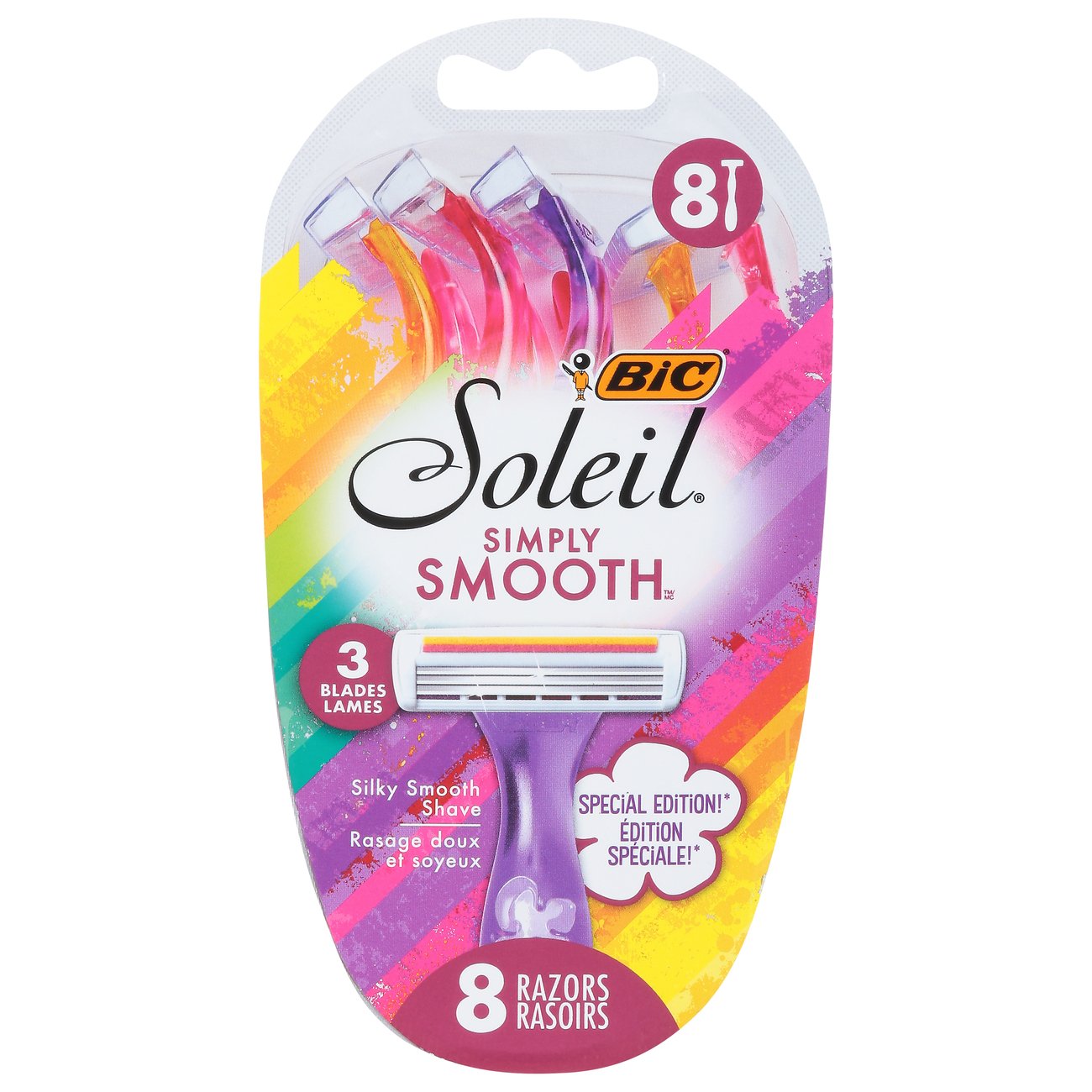 Bic Soleil Simply Smooth 3-Blade Disposable Razors - Shop Razors ...