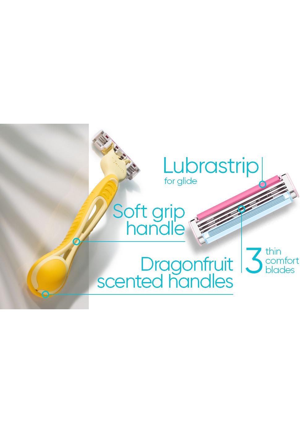 Gillette Venus Simply 3 Dragonfruit Disposable Razors - Shop Razors ...