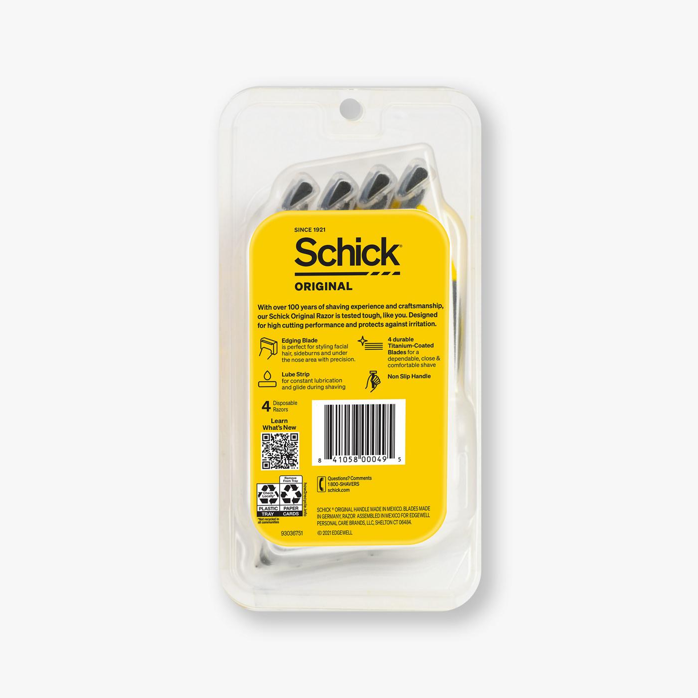 Schick Original Disposable Razor - Shop Razors & blades at H-E-B