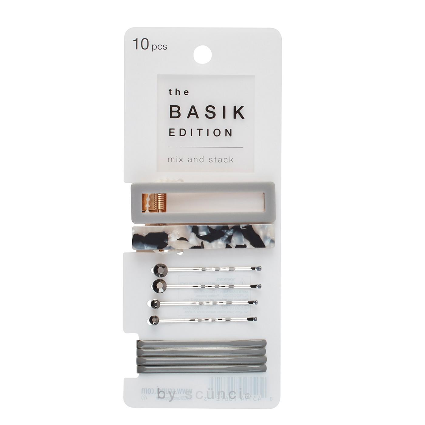 Scunci The Basik Edition Bobby Pins & Slides Salon Clip Set - Shop Hair ...
