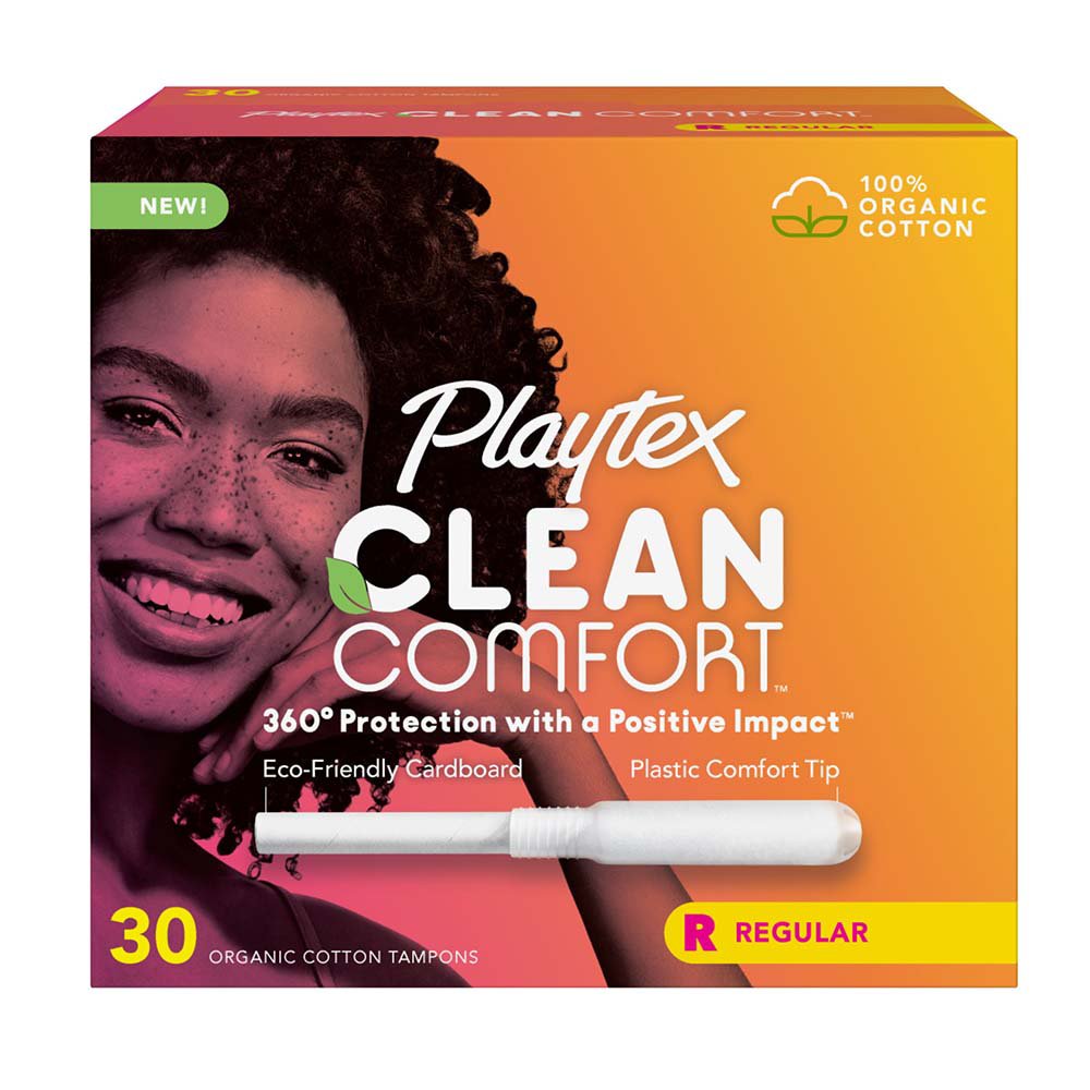 Playtex Clean Comfort Regular Tampons - Shop Tampons at H-E-B