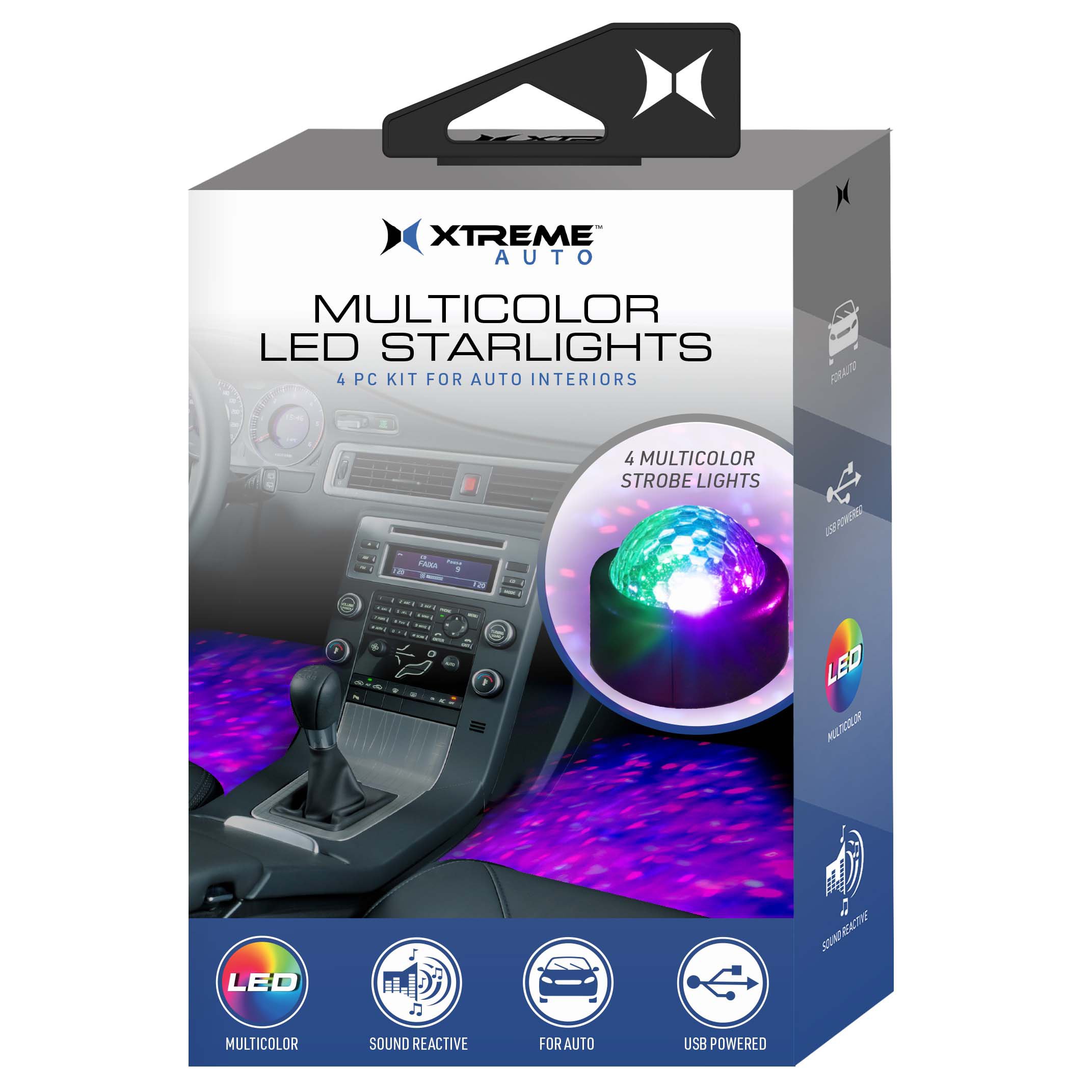 Xtreme Auto MultiColor LED Interior Strobe Lights - Shop Car ...