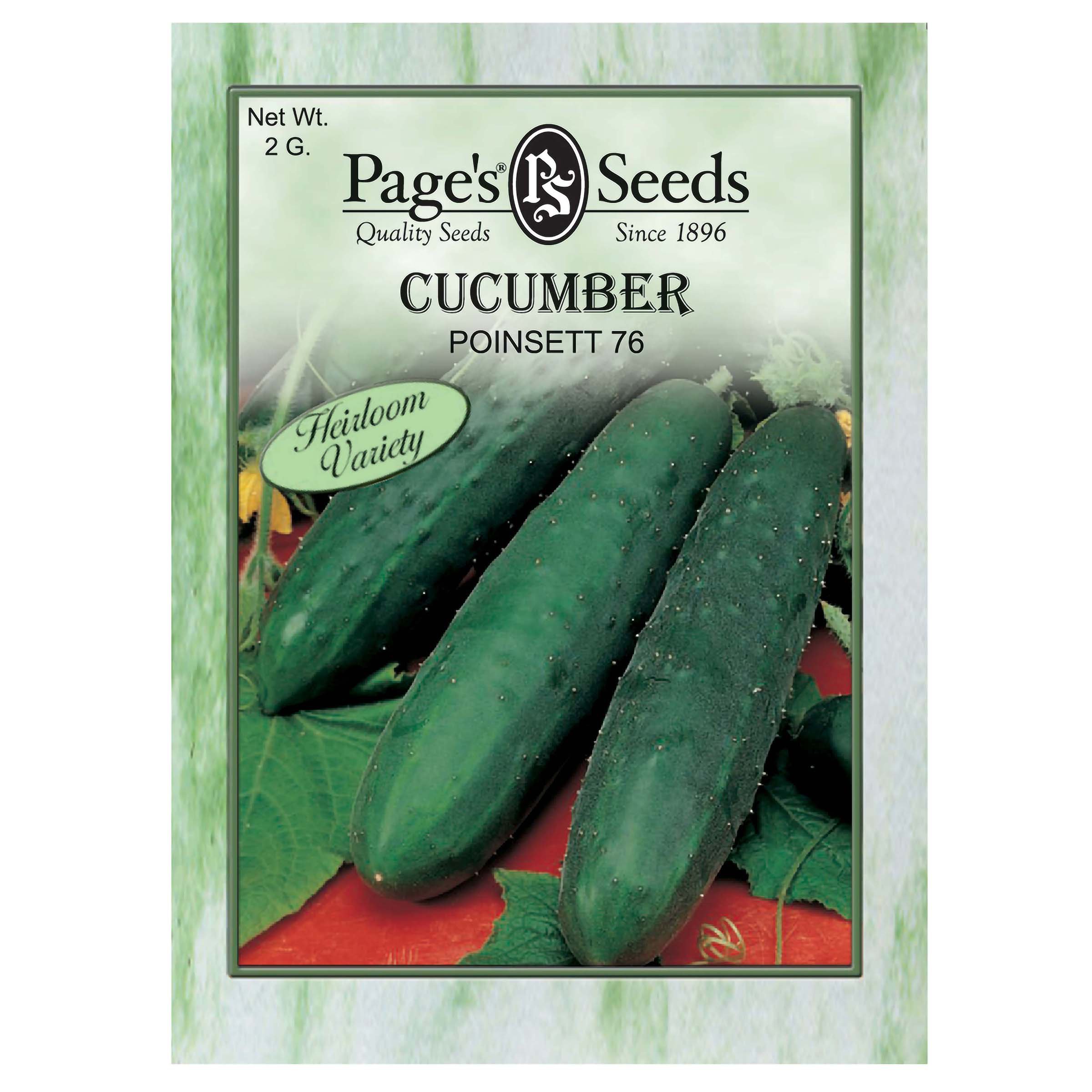 Page's Seeds Poinsett 76 Cucumber Seed Packet - Shop Seeds at H-E-B