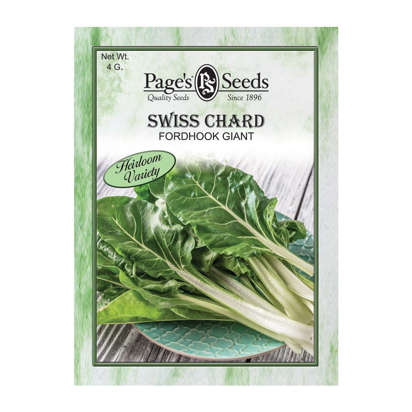 Page's Seeds Fordhook Giant Swiss Chard Seed Packet - Shop Seeds at H-E-B