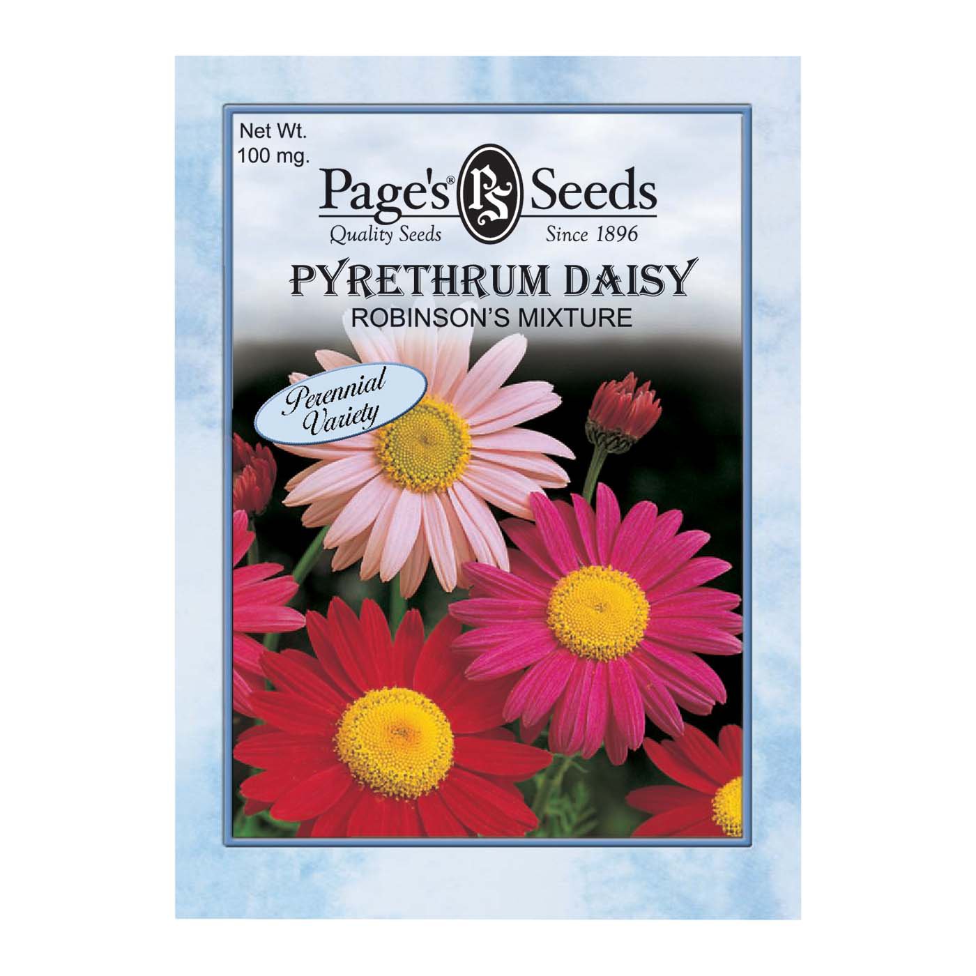 Page's Seeds Robinson's Mixture Pyrethrum Daisy Seed Packet - Shop ...