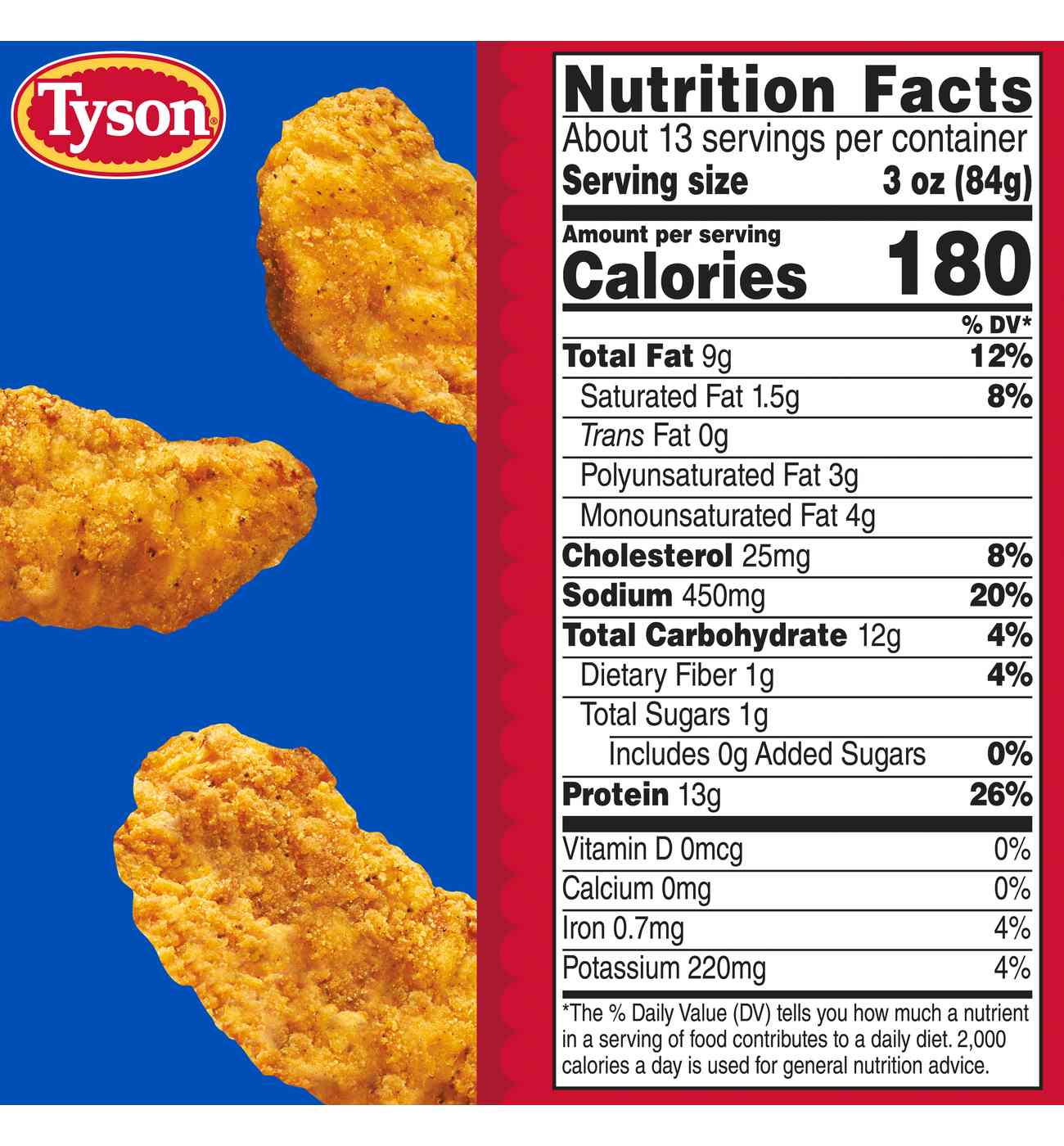 Tyson Frozen Southern Style Chicken Breast Tenderloins Family Pack ...