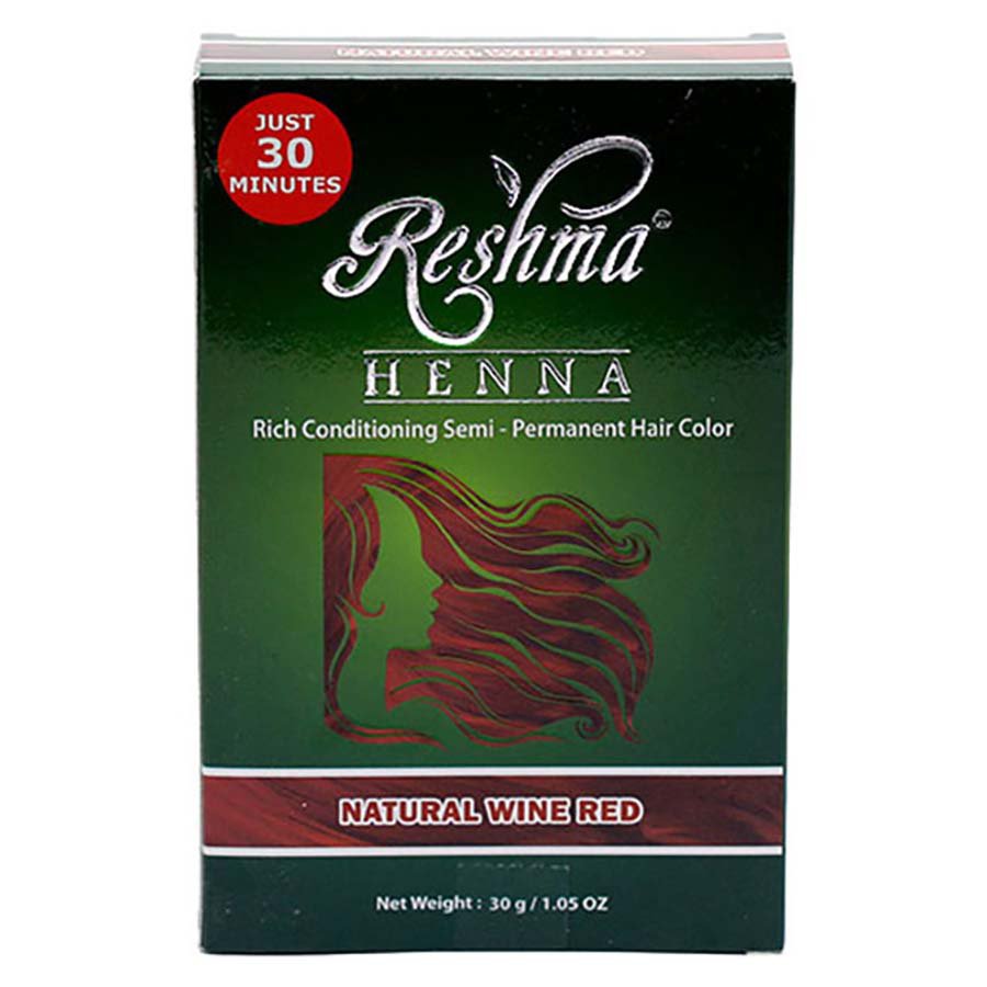 Reshma Henna 30 Minute Henna Hair Color Natural Wine Red - Shop Hair ...