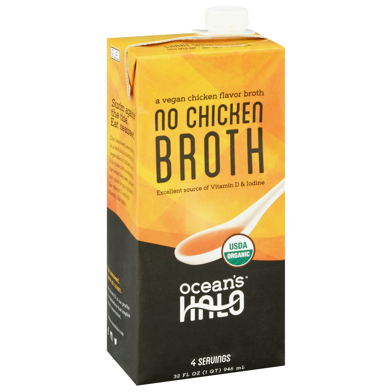 Ocean's Halo Broth No Chicken - Shop Broth & bouillon at H-E-B