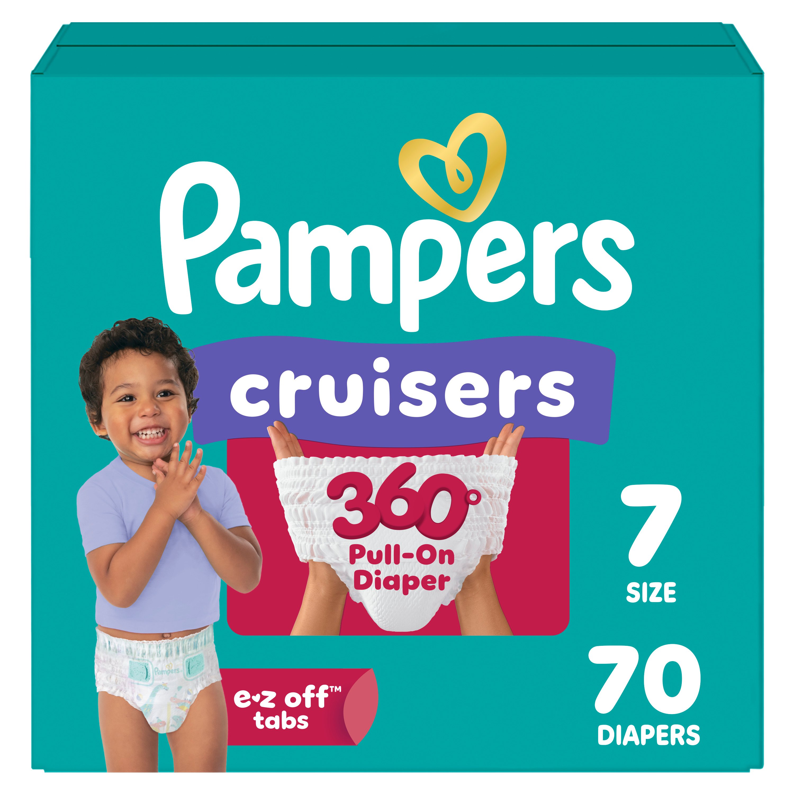 Pampers Cruisers 360 Diapers - Size 7 - Shop Diapers at H-E-B