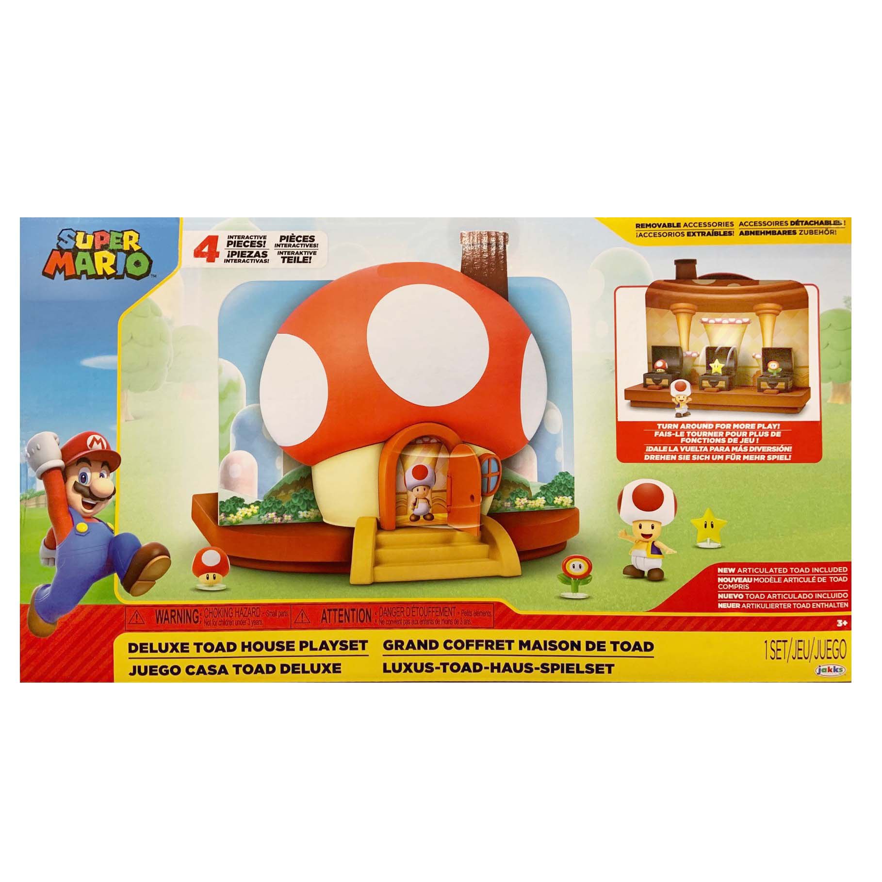 Super Mario Deluxe Toad House Playset - Shop Playsets at H-E-B