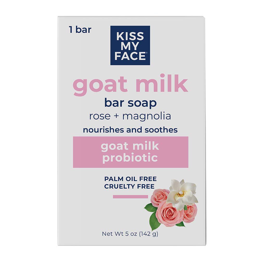 Kiss My Face Goat Milk Bar Soap Rose Magnolia Shop Hand And Bar Soap