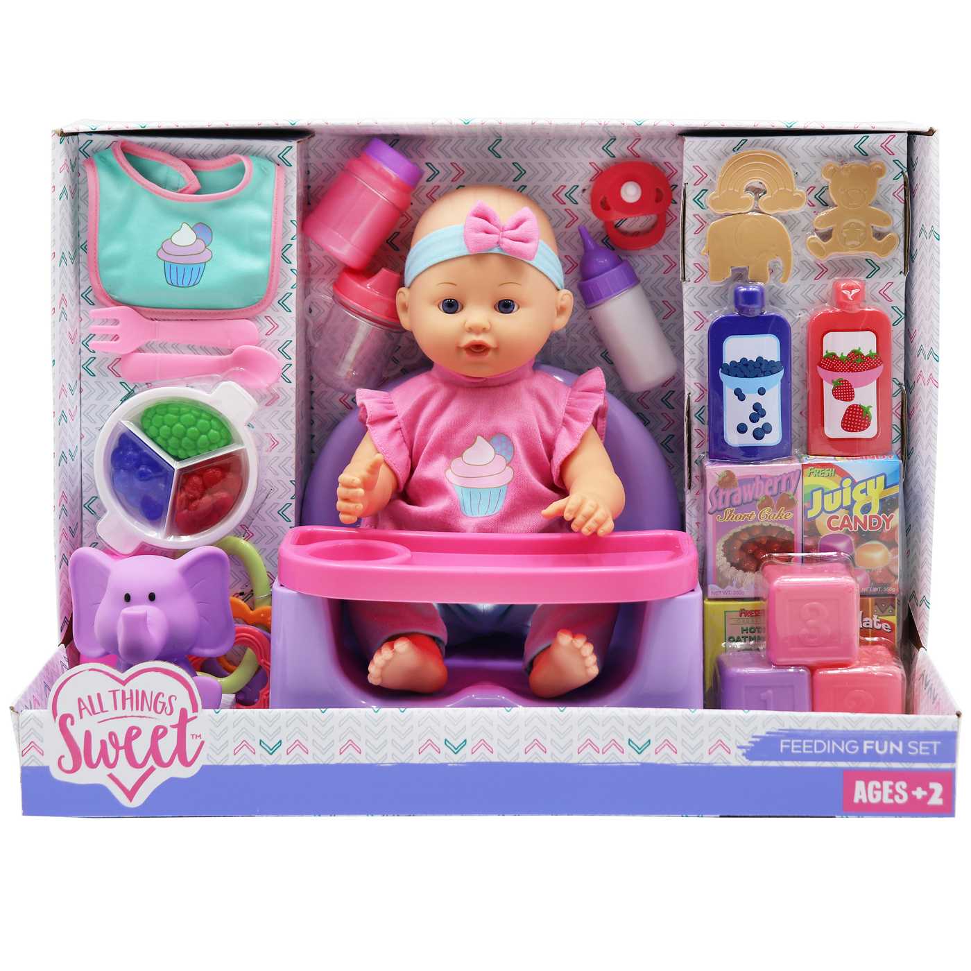 All Things Sweet Baby Feeding Fun Playset - Shop Action figures & dolls ...
