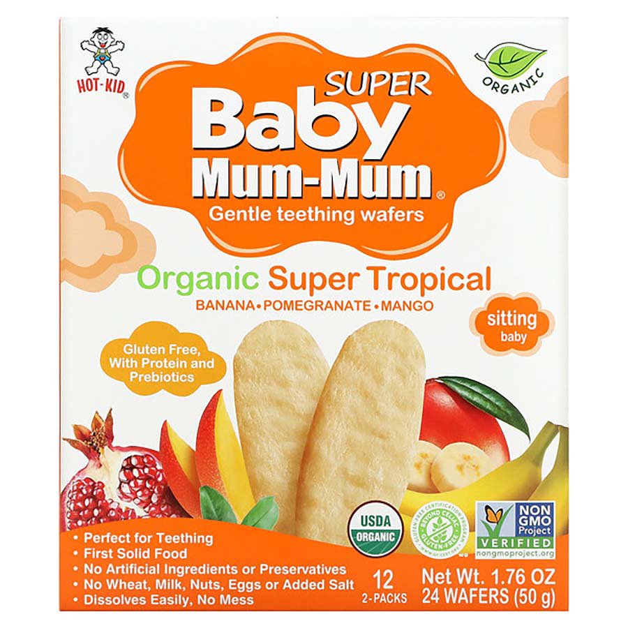 Baby Mum-Mum Organic Rice Rusks - Super Tropical - Shop Toddler food at ...